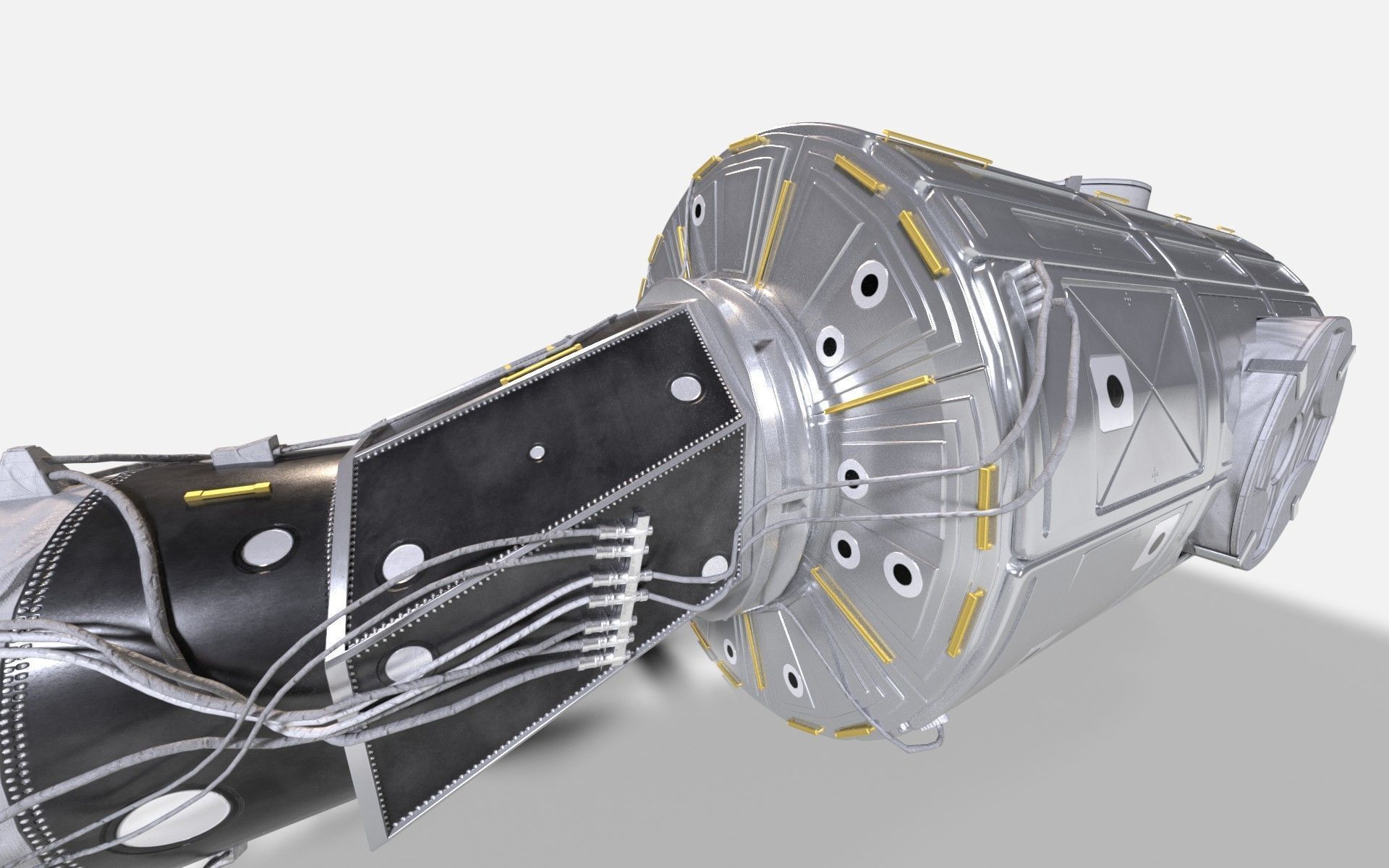 Node One Unity module on ISS 3D model | CGTrader