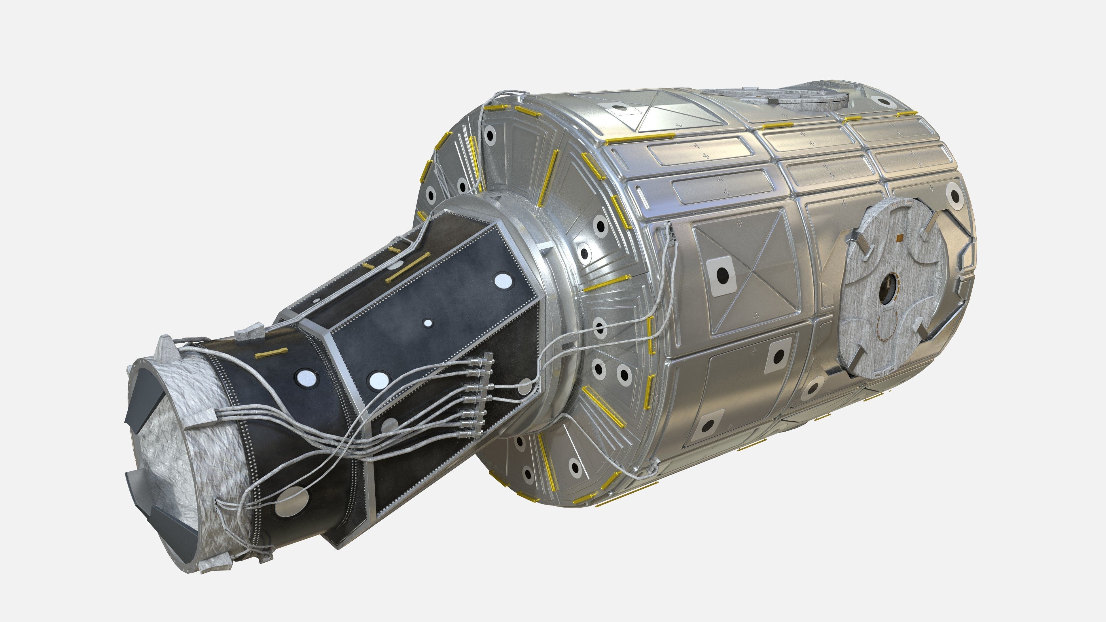 Node One Unity module on ISS 3D model | CGTrader