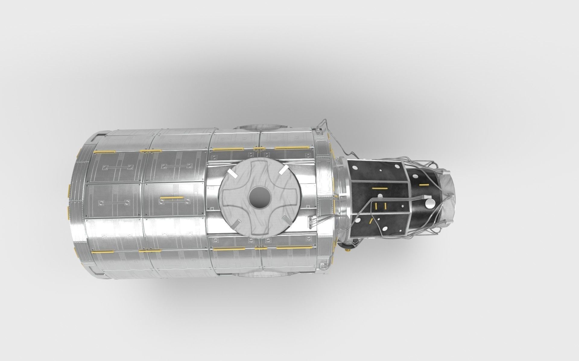 Node Three module on ISS 2019 3D model | CGTrader