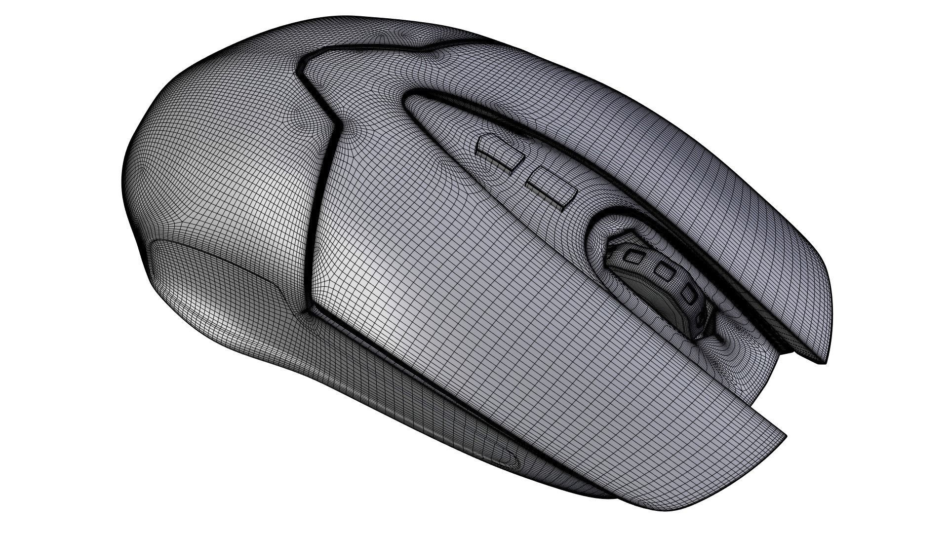Wireless Gaming Mouse 3D model | CGTrader