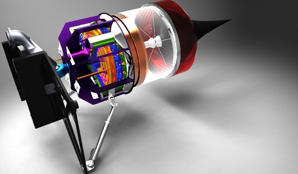 225000 LBS Thruster free 3D model | CGTrader