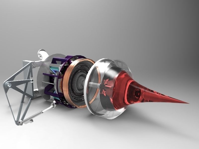 225000 LBS Thruster free 3D model | CGTrader