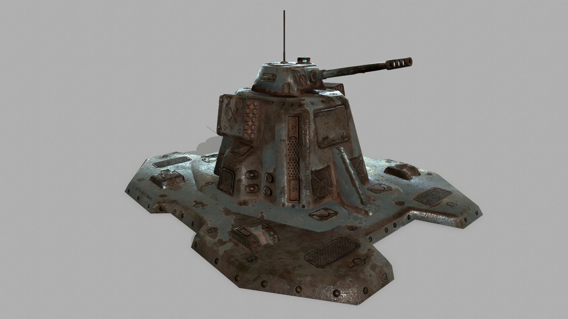 3D model Missile Turret VR / AR / low-poly | CGTrader