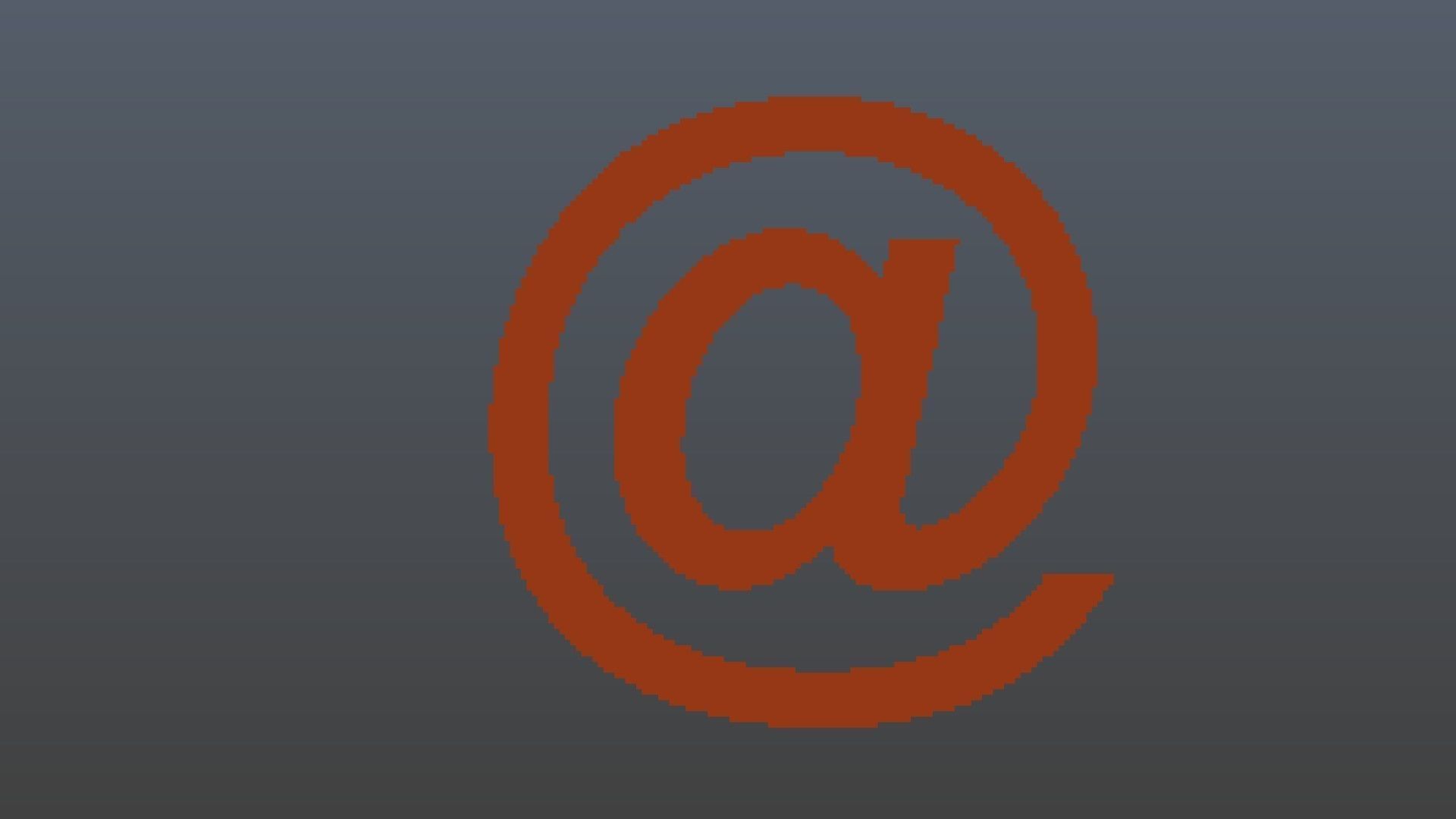 Doggy symbol voxel 3 3D model | CGTrader