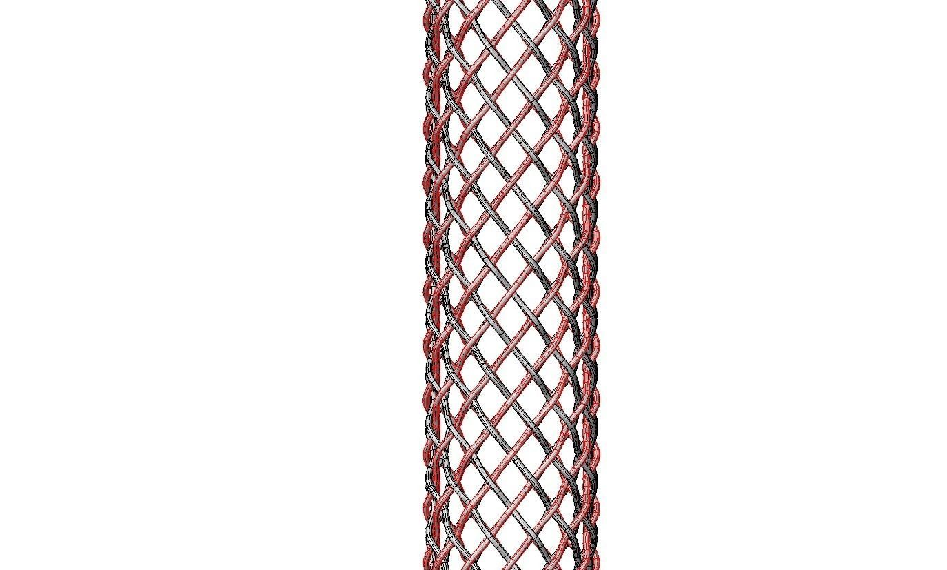 Braid copper wire mesh free 3D model | CGTrader