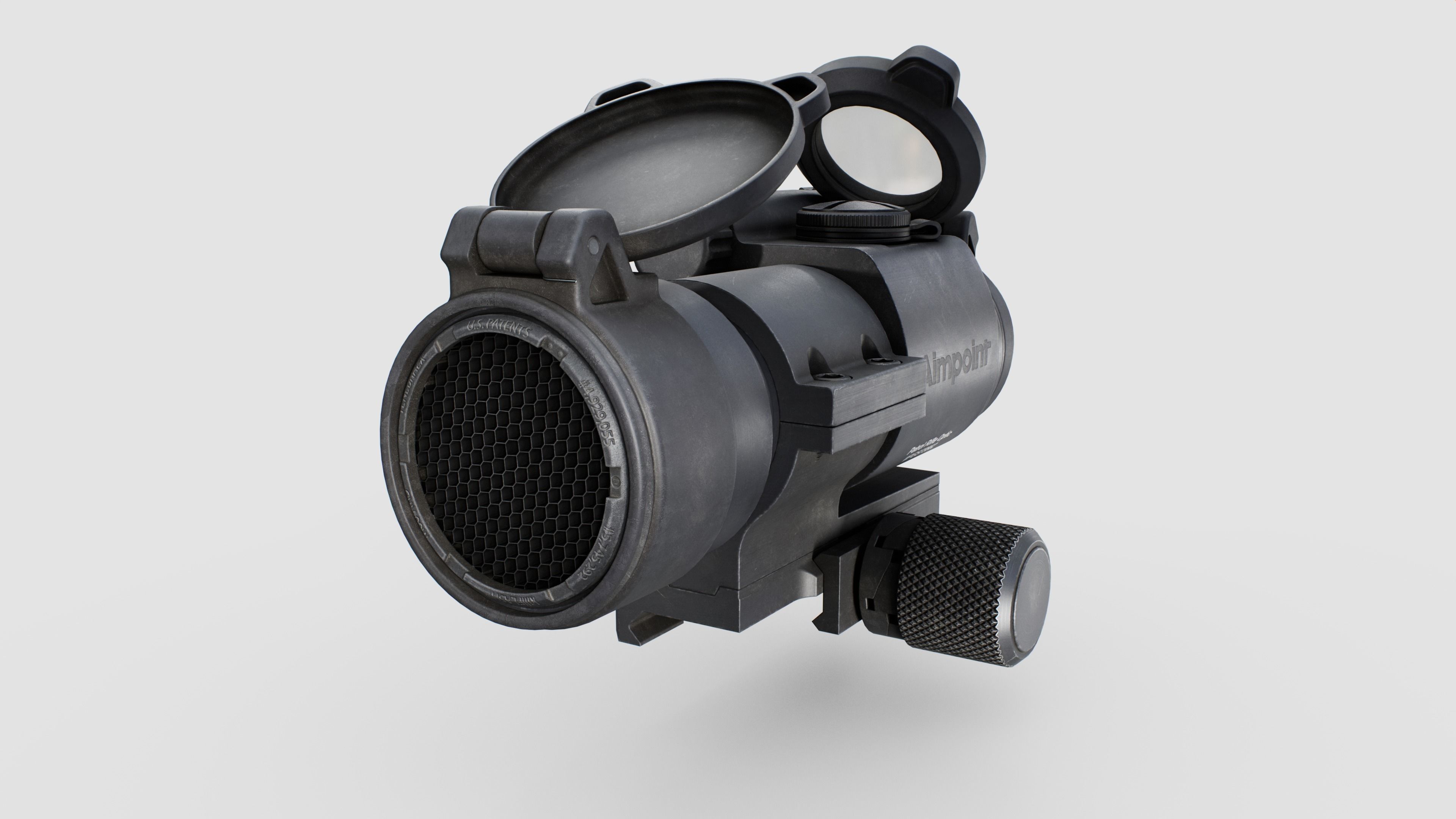 3D model Aimpoint PRO Red Dot Sight VR / AR / low-poly | CGTrader