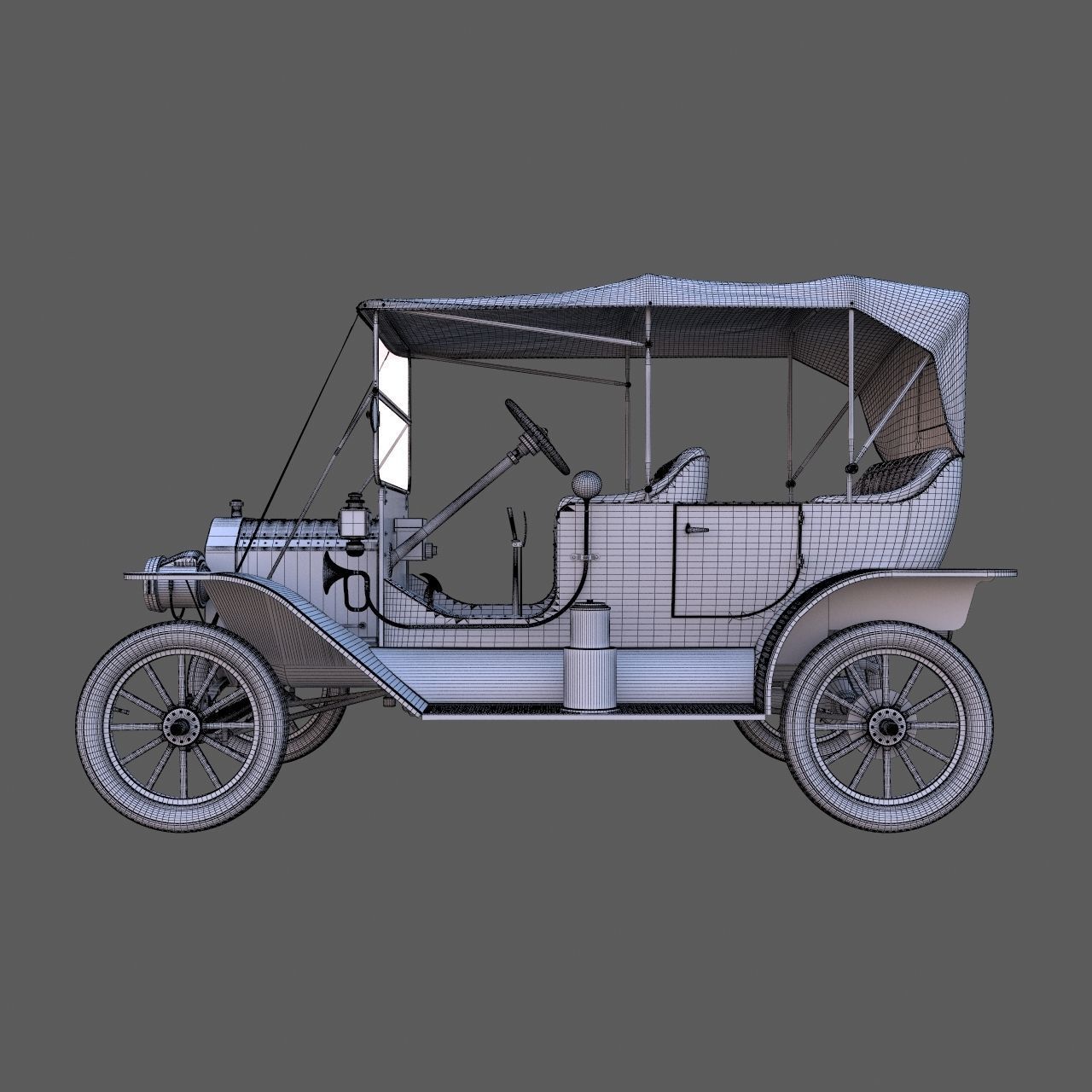 T Touring 1919 3D model | CGTrader