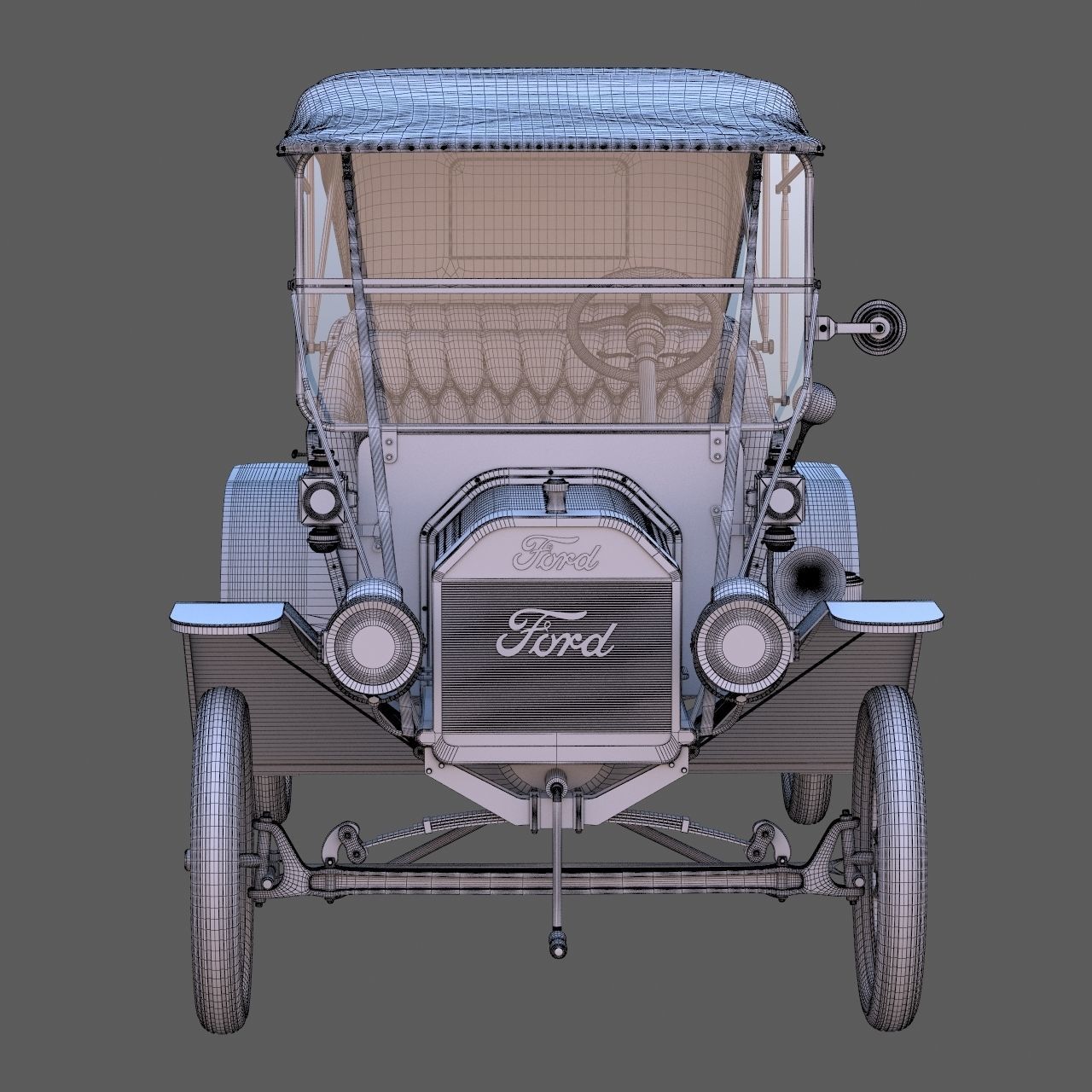 T Touring 1919 3D model | CGTrader