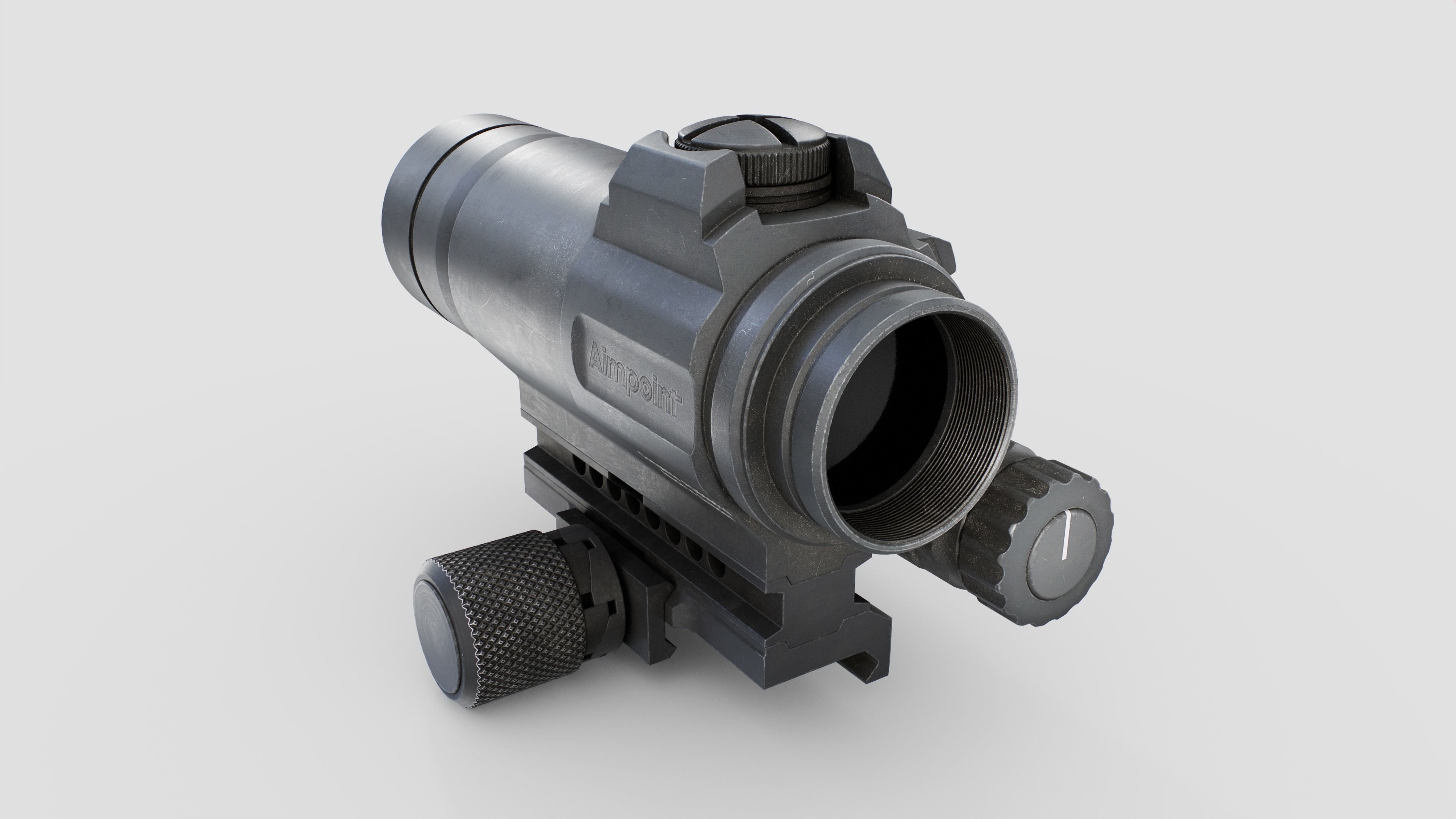 3D model Aimpoint CompM4s Red Dot Sight VR / AR / low-poly | CGTrader