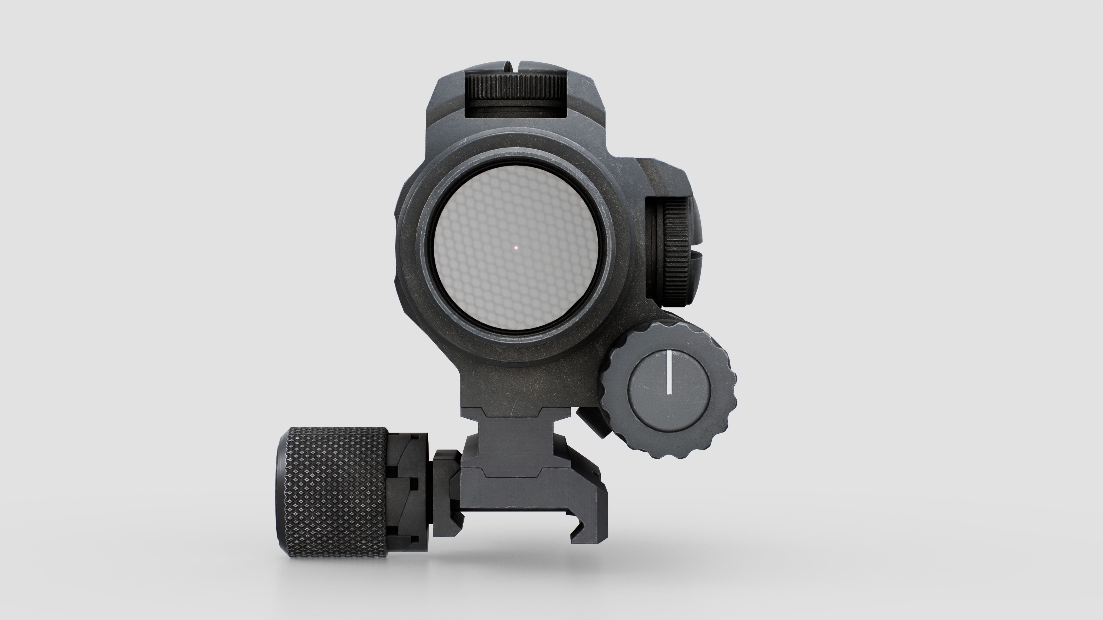 3D model Aimpoint CompM4s Red Dot Sight VR / AR / low-poly | CGTrader