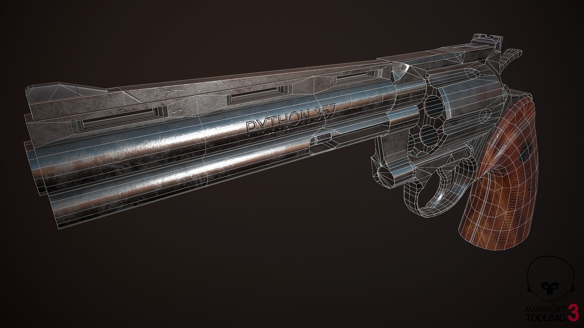 3D model Colt Python VR / AR / low-poly | CGTrader