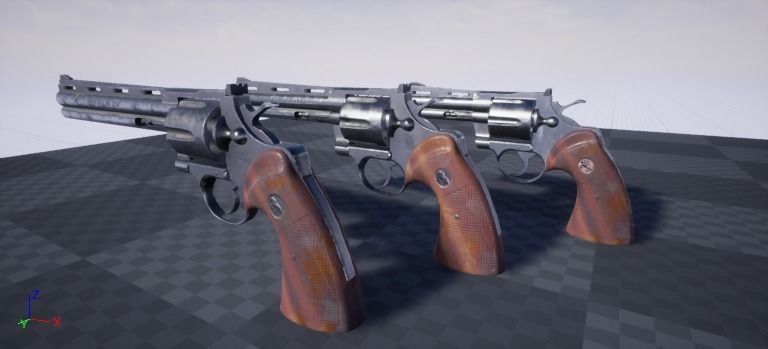 3D model Colt Python VR / AR / low-poly | CGTrader
