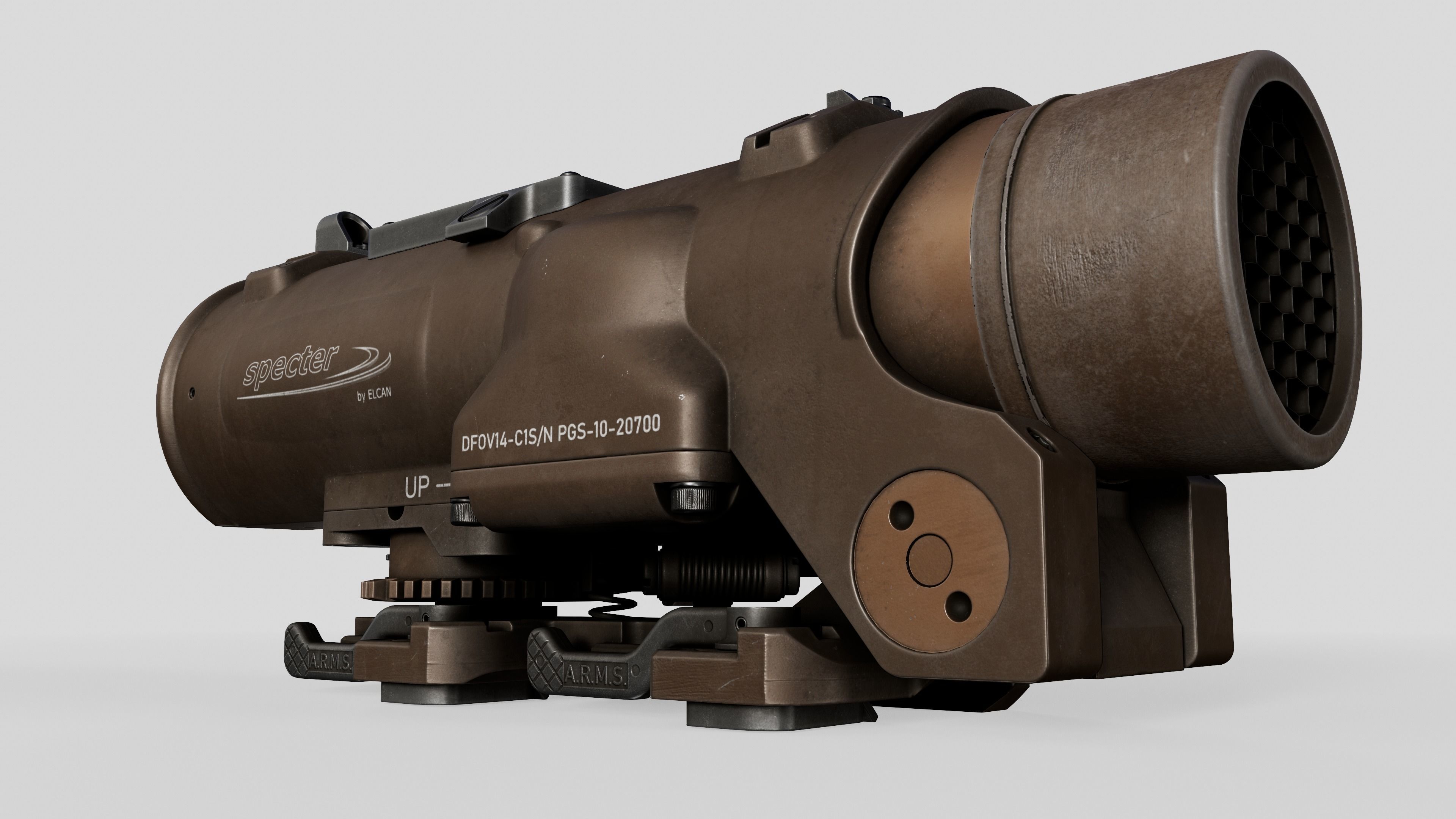 3D model Elcan SpecterDR Combat Sight VR / AR / low-poly | CGTrader