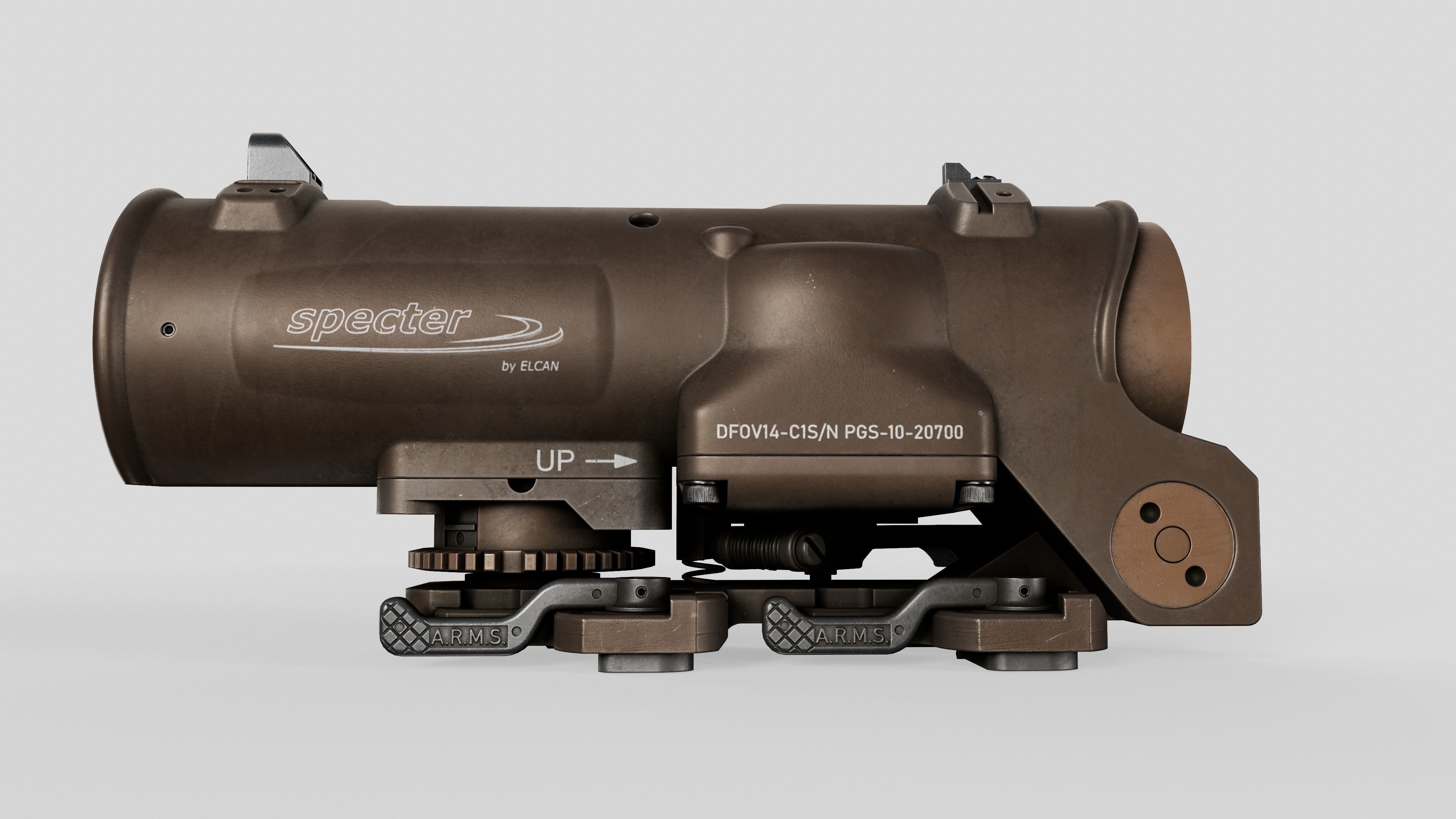 3D model Elcan SpecterDR Combat Sight VR / AR / low-poly | CGTrader