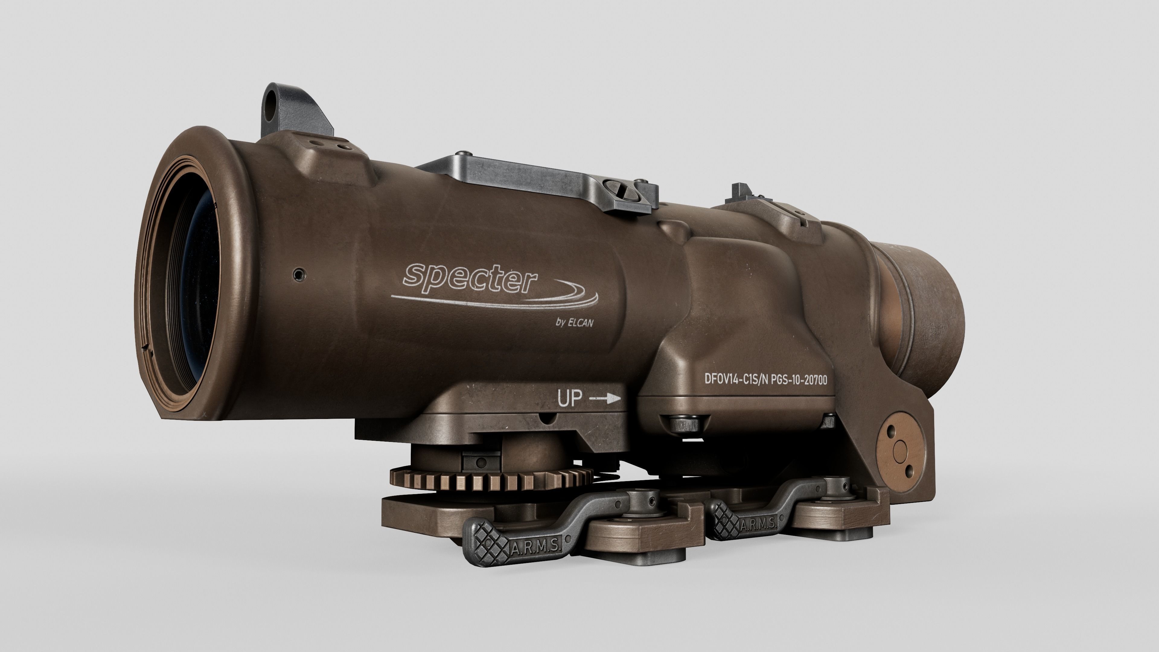 3D model Elcan SpecterDR Combat Sight VR / AR / low-poly | CGTrader