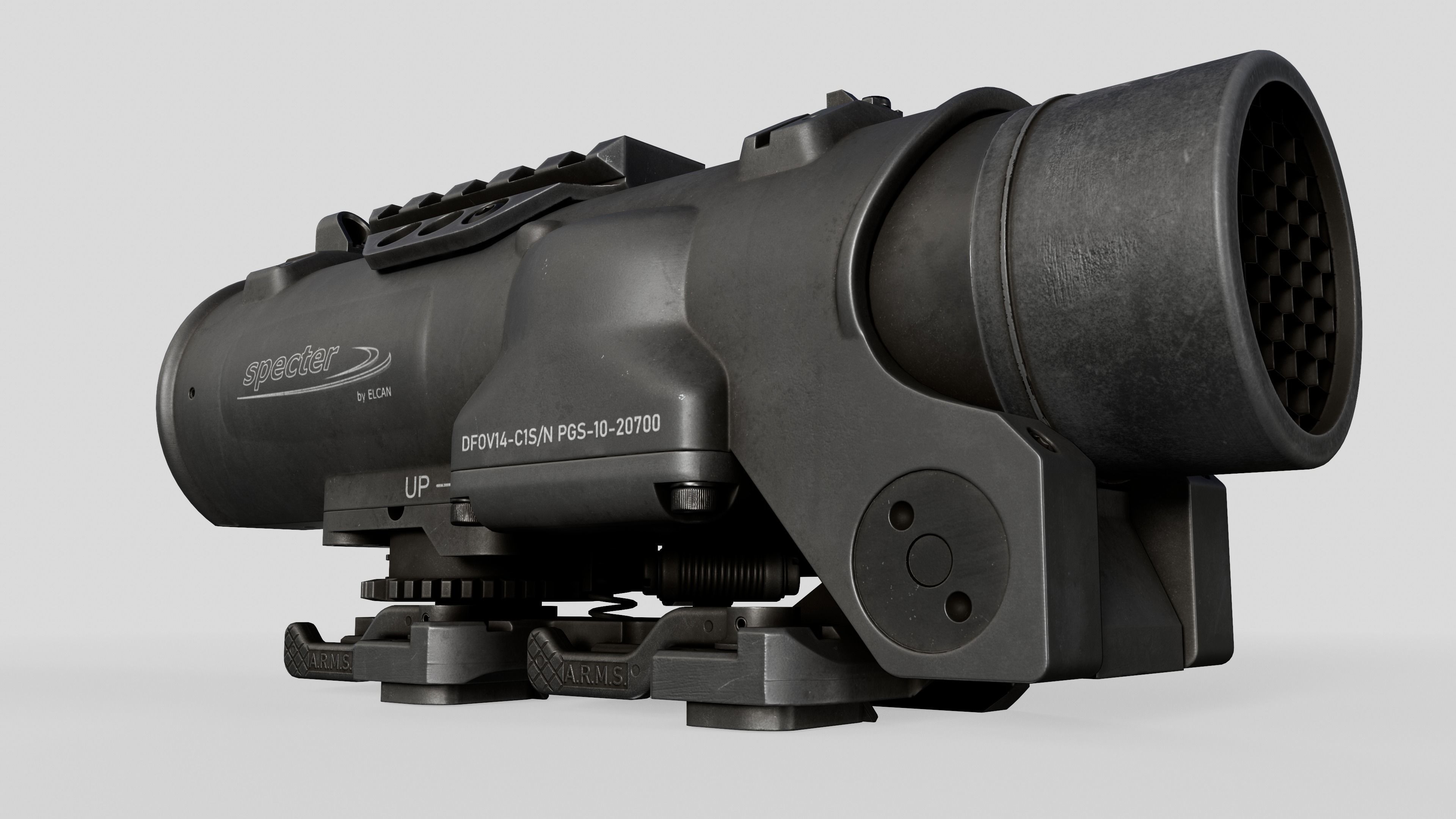 3D model Elcan SpecterDR Combat Sight VR / AR / low-poly | CGTrader