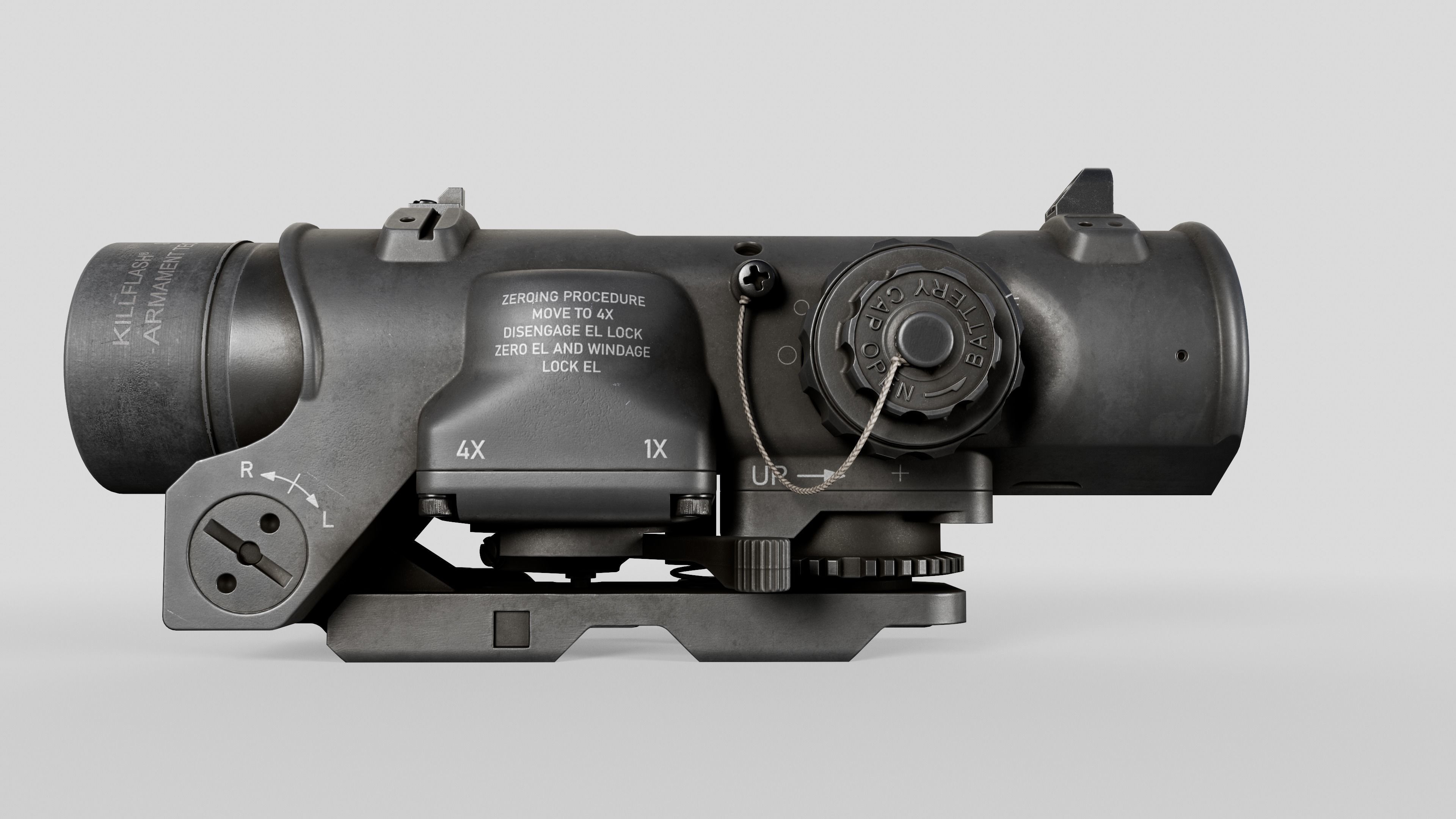 3D model Elcan SpecterDR Combat Sight VR / AR / low-poly | CGTrader