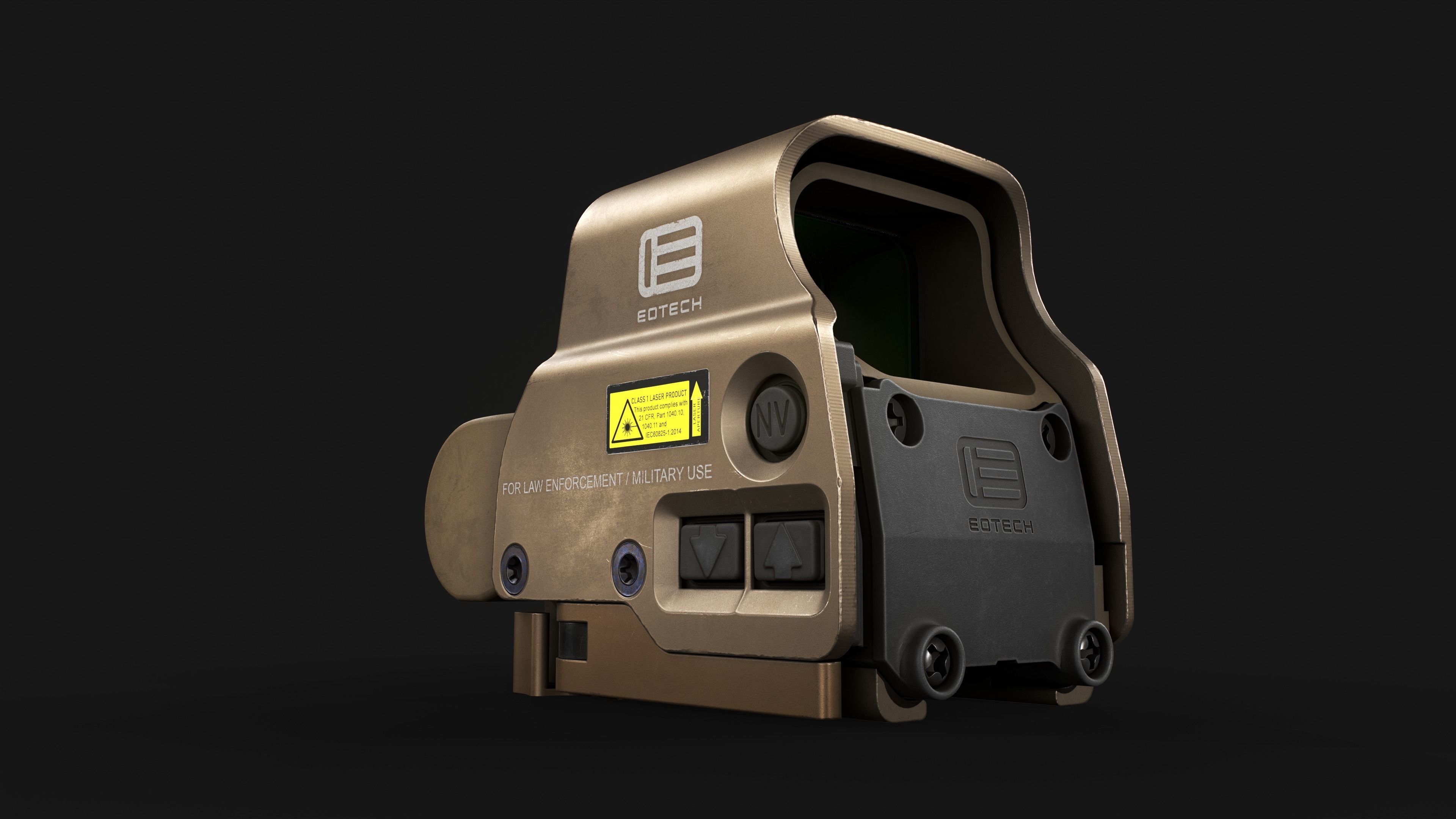 3D model EOTech EXPS3 Holographic Sight VR / AR / low-poly | CGTrader