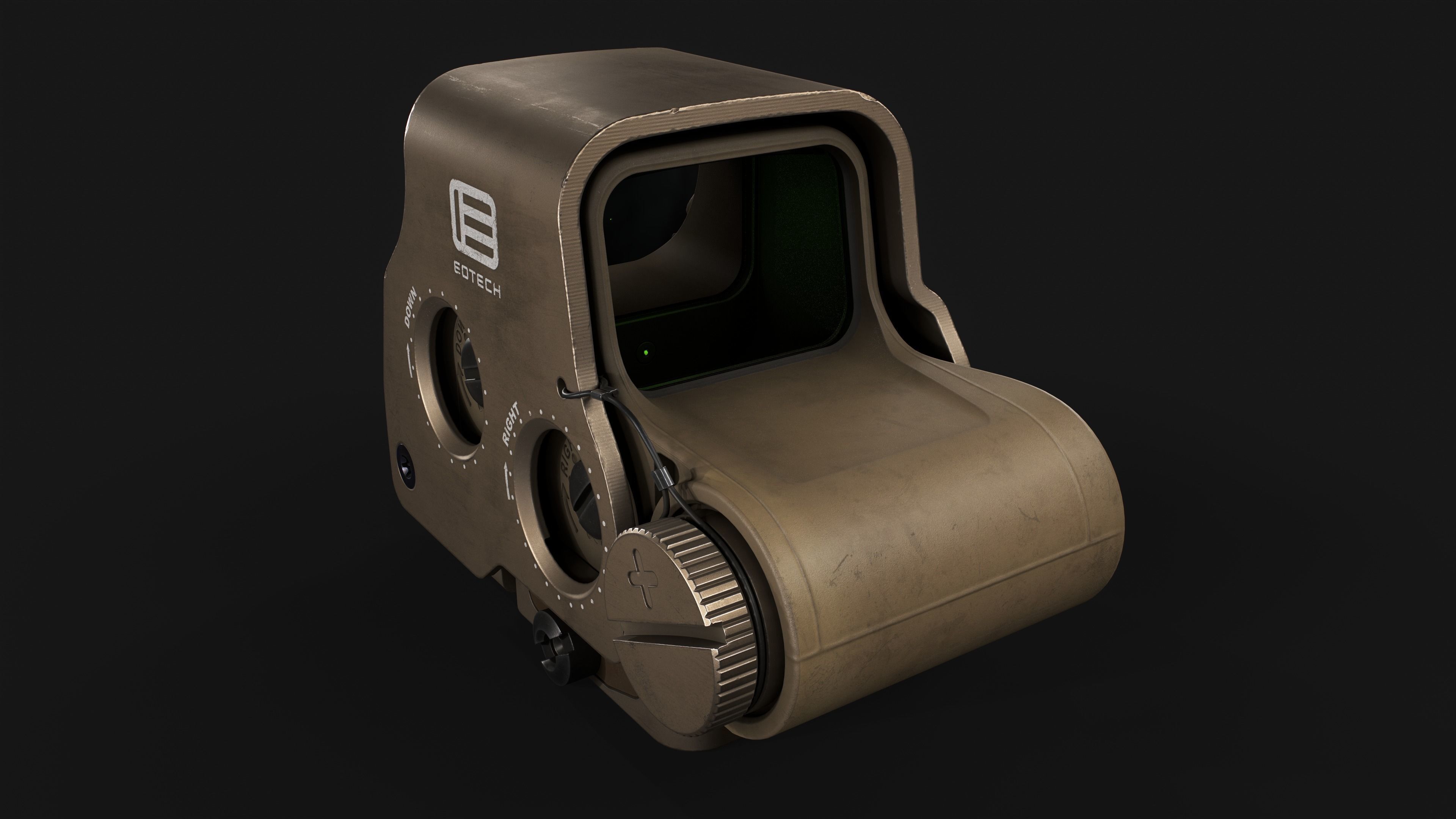 3D model EOTech EXPS3 Holographic Sight VR / AR / low-poly | CGTrader