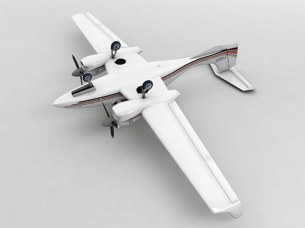 3D model Diamond DA-42 Aircraft VR / AR / low-poly | CGTrader