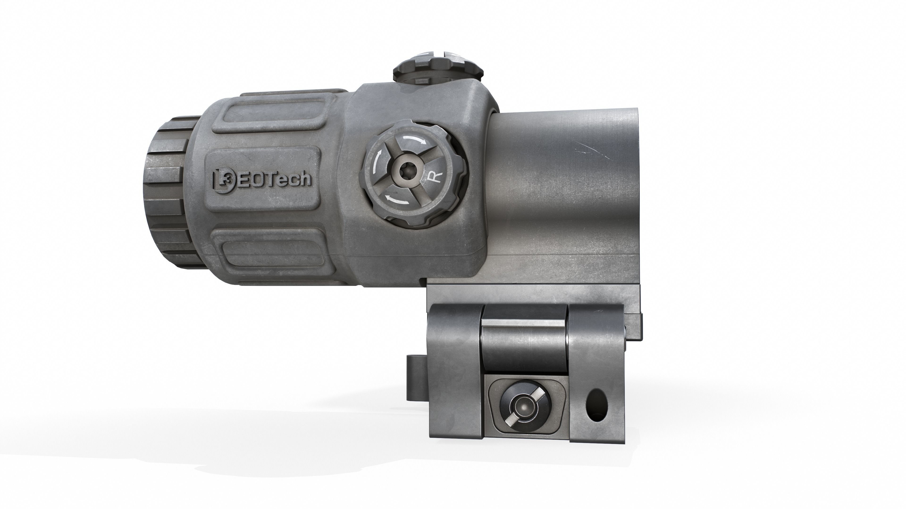 3D model EOTech G33 3x Flip to Side Magnifier VR / AR / low-poly | CGTrader