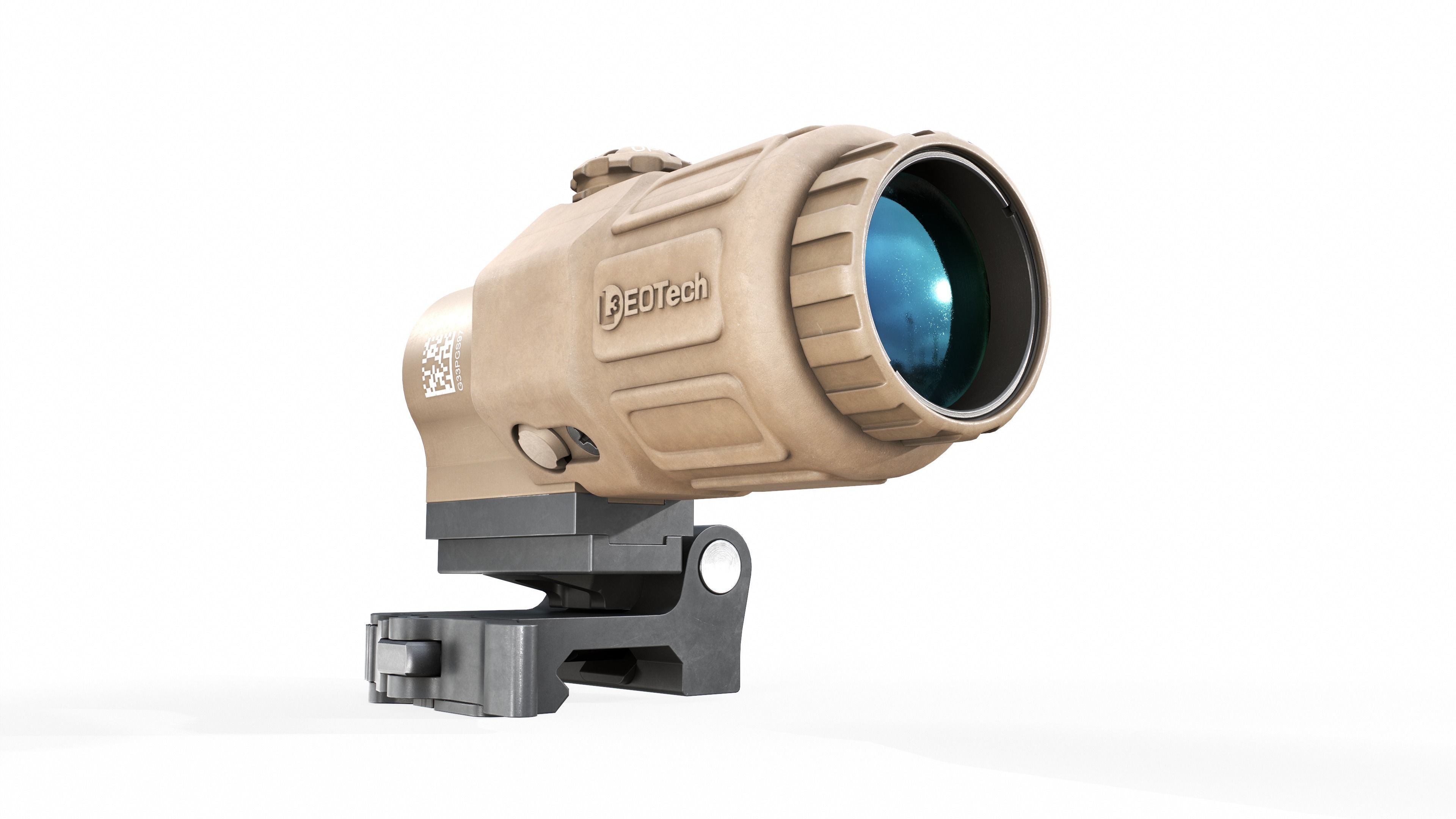 3D model EOTech G33 3x Flip to Side Magnifier VR / AR / low-poly | CGTrader