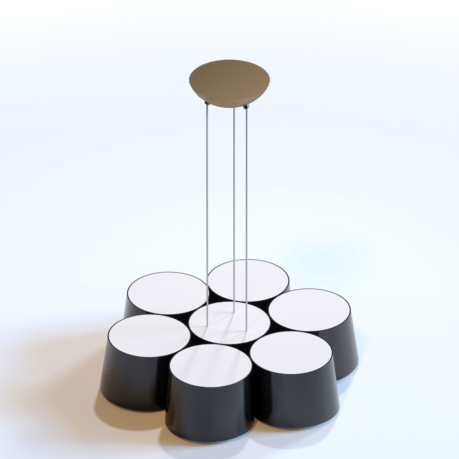 Marimba LED Chandelier By Modern Forms 3D model | CGTrader