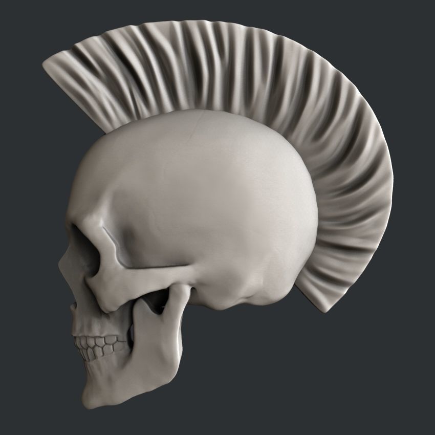 3d STL models for CNC skull 3D model | CGTrader