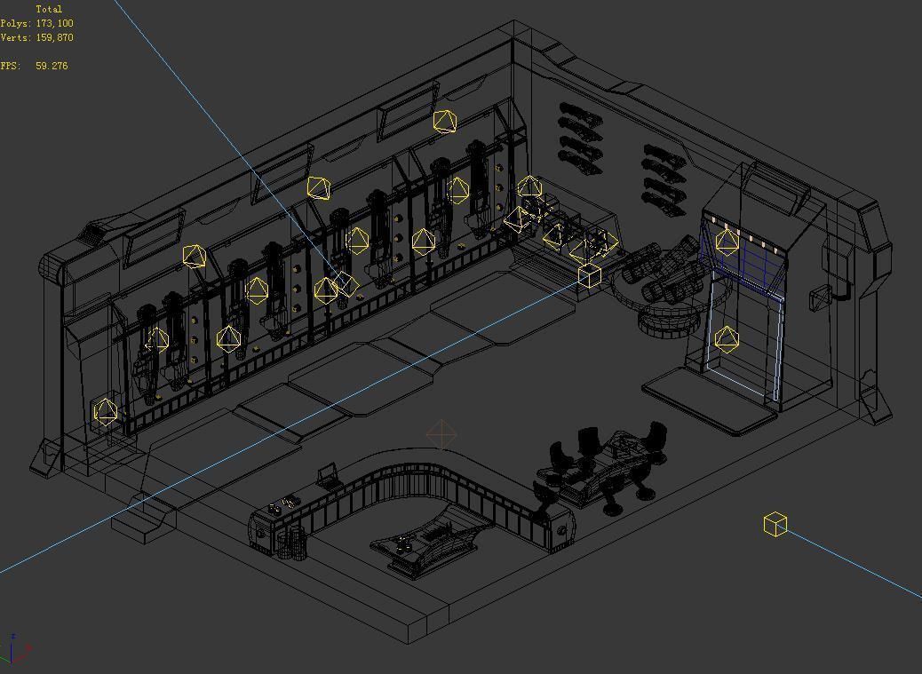 Future city - arsenal interior 3D model | CGTrader