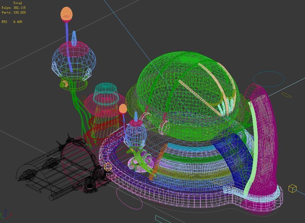 Future World - Undersea Building 01 3D model | CGTrader