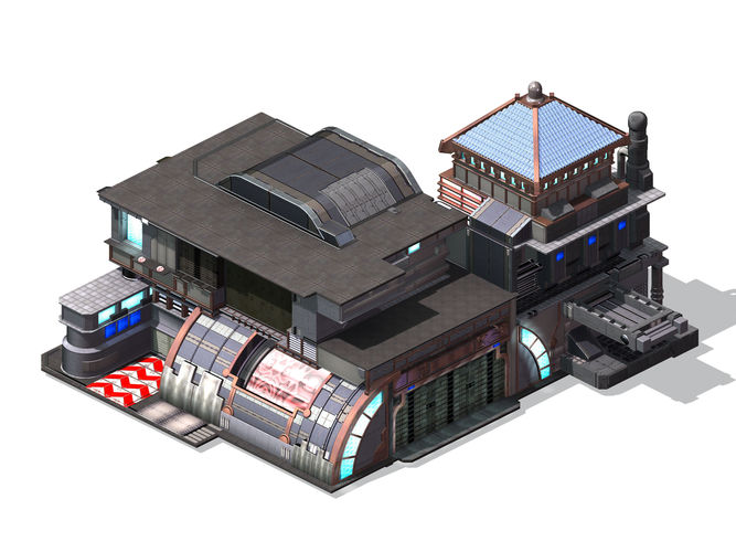 Future World - Building 062 3D model | CGTrader