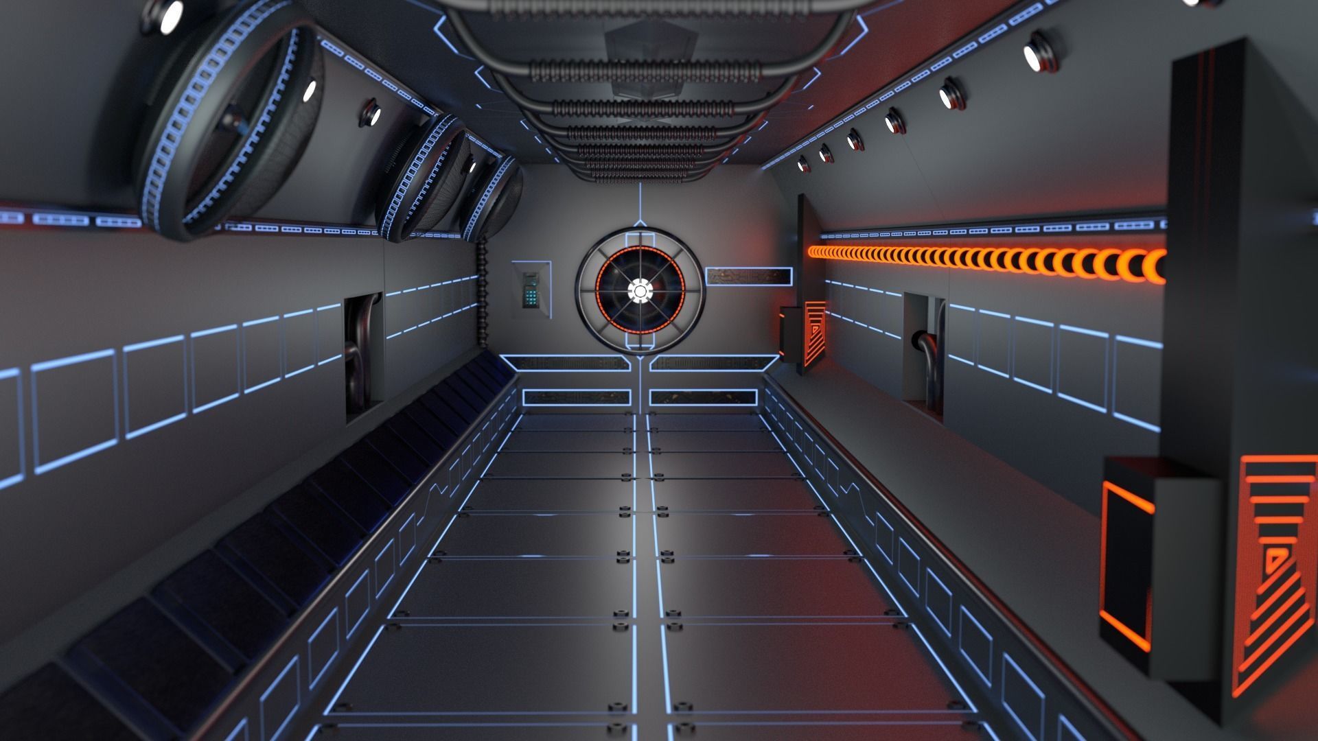 Sci-fi Build Set 3D model | CGTrader