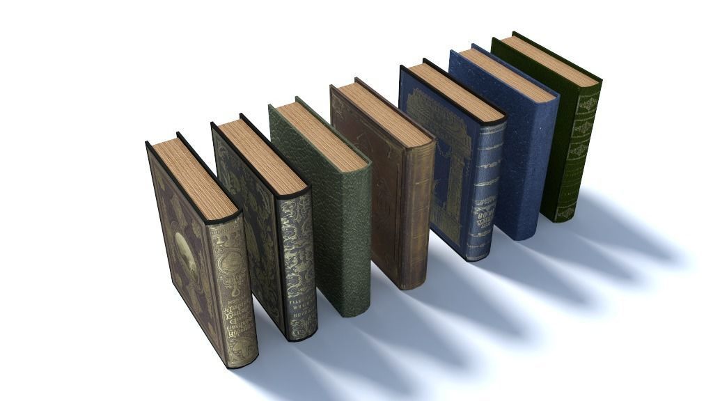 Book pack free 3D model | CGTrader
