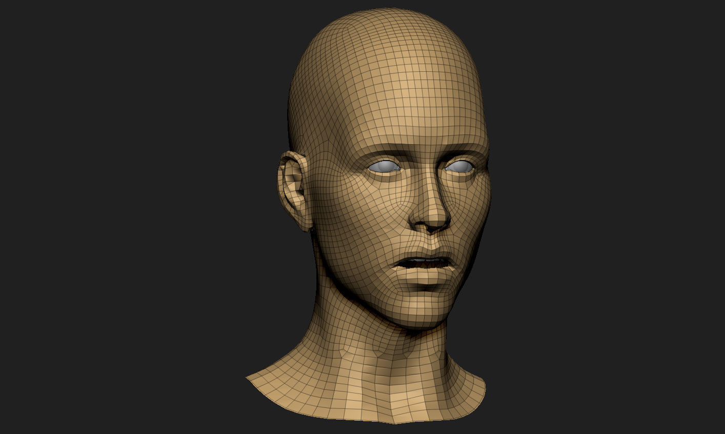 Female realistic face 3D model | CGTrader