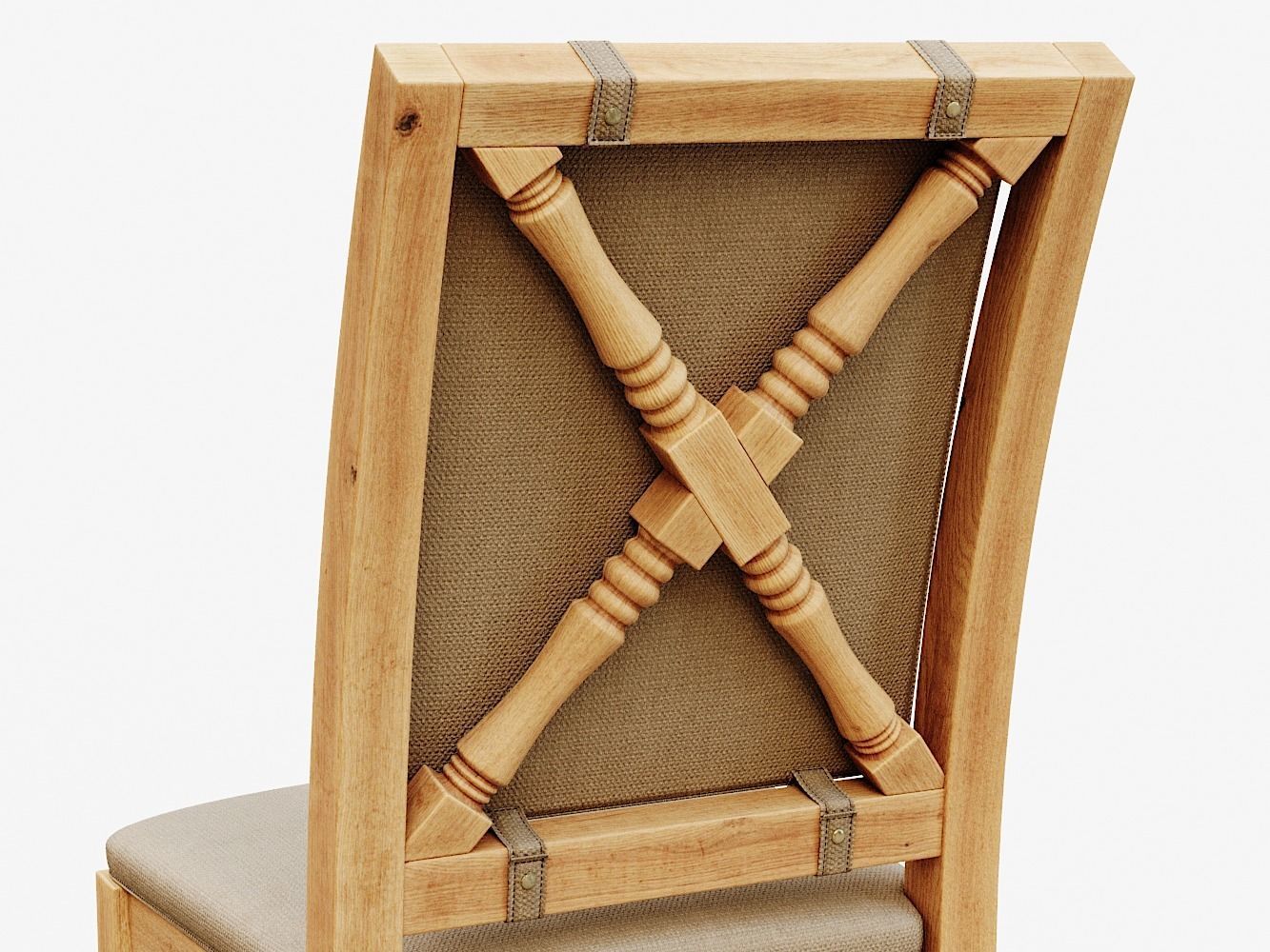 Turning Back Chair PBR 3D model | CGTrader