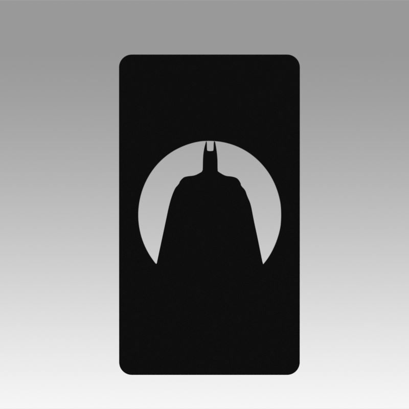 ninja batman lasercut 3D | CGTrader