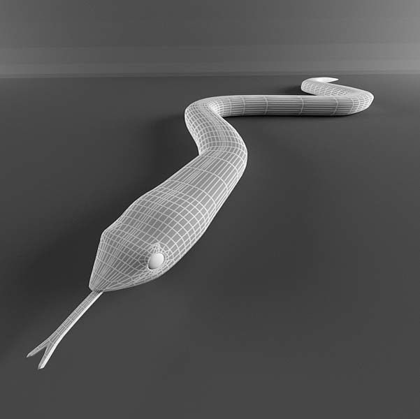 3D model Snake VR / AR / low-poly | CGTrader