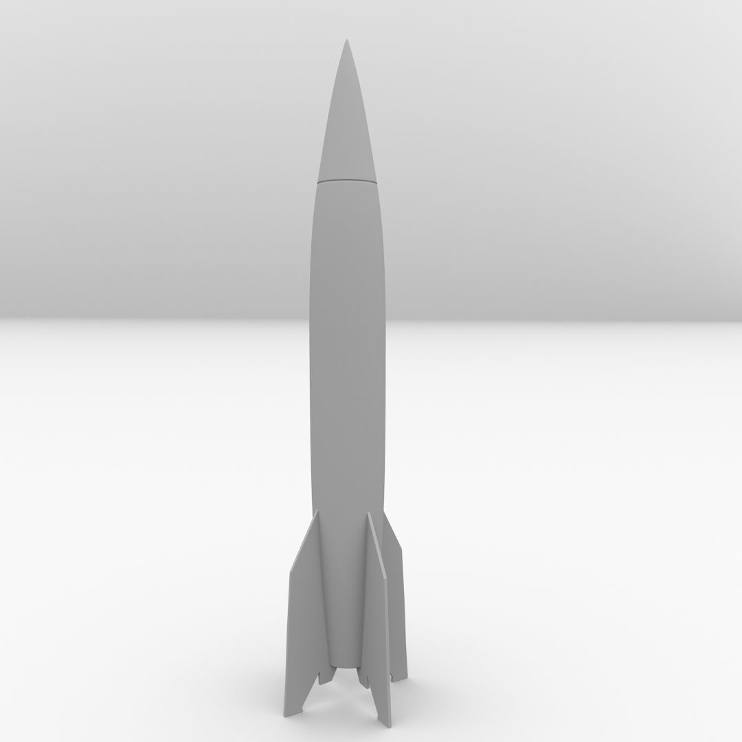 V2 Rocket 3D model | CGTrader