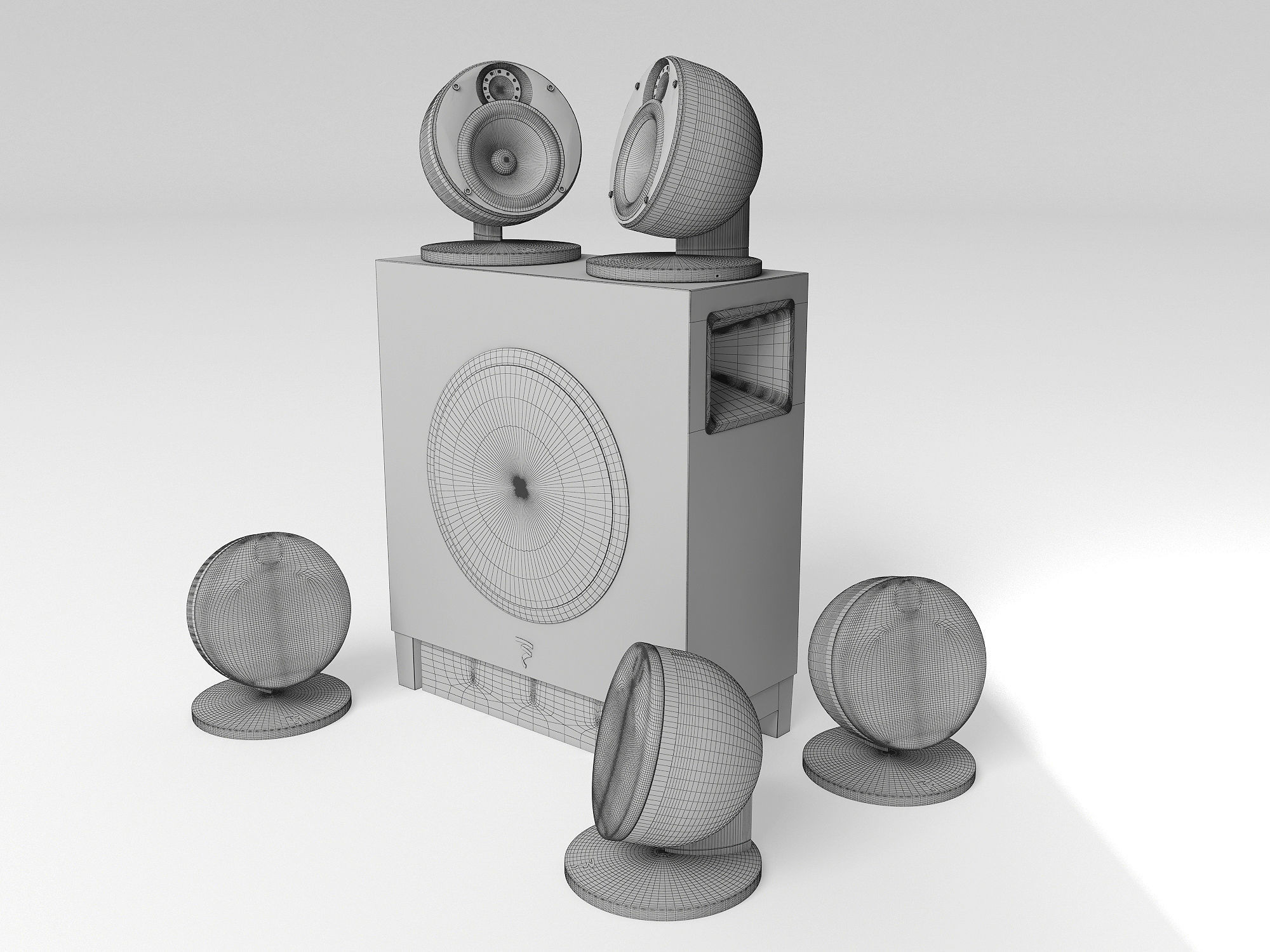 Focal-JMLab Pack Dome Flax 3D model | CGTrader