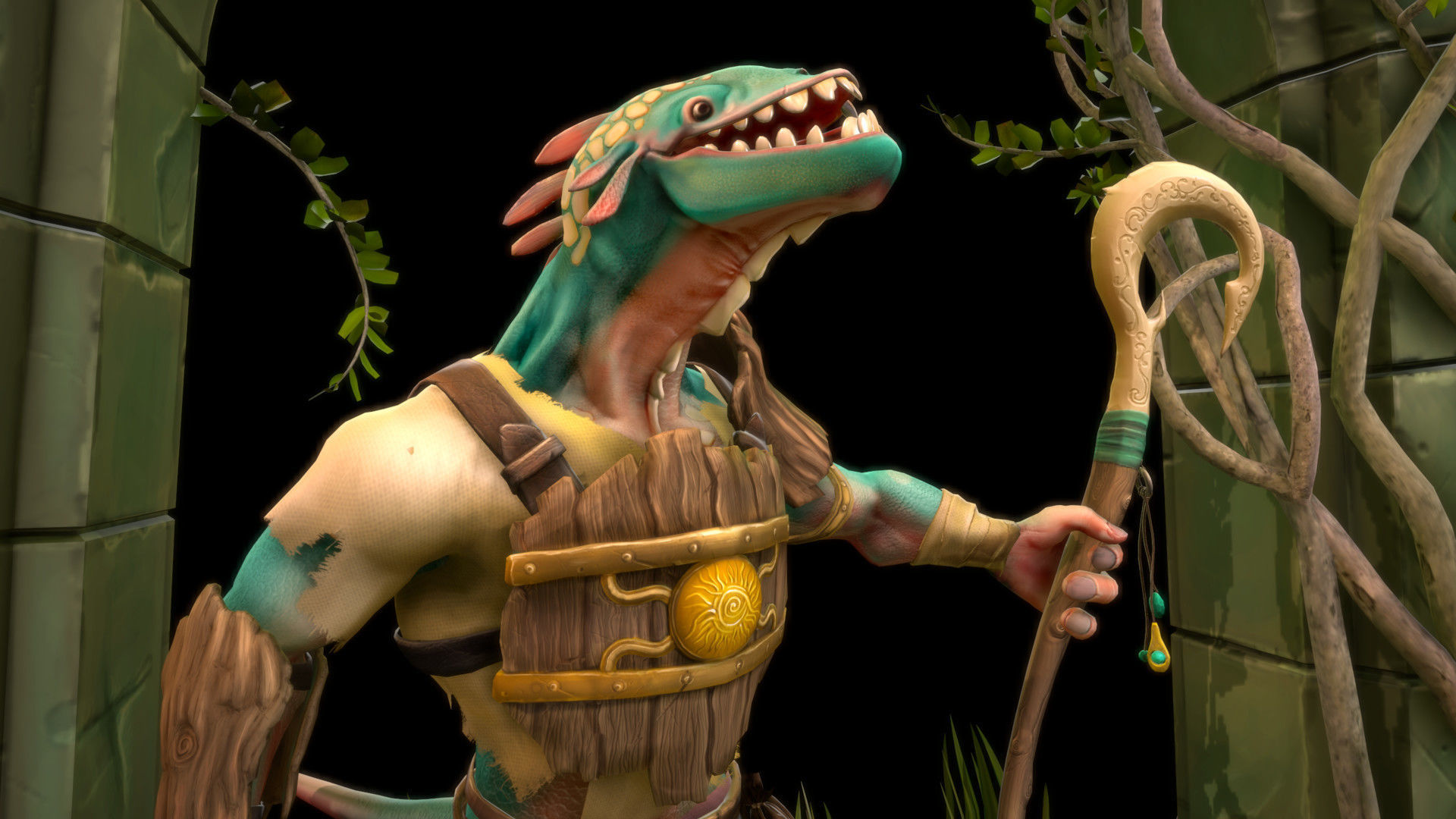 3D model Lizard Man VR / AR / low-poly | CGTrader