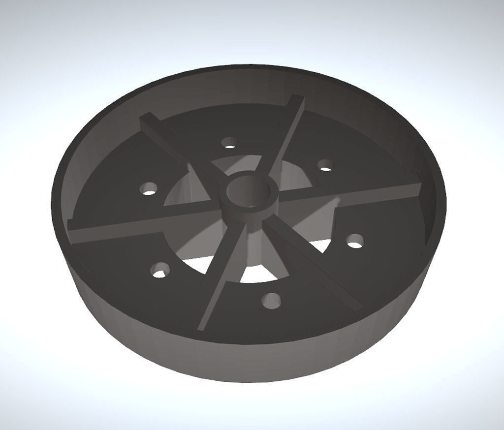 Robart and Hangar 9 RC airplane wheel hub replacements 3D model 3D ...