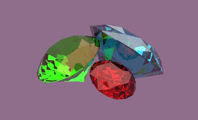 gemstone 3D model | CGTrader