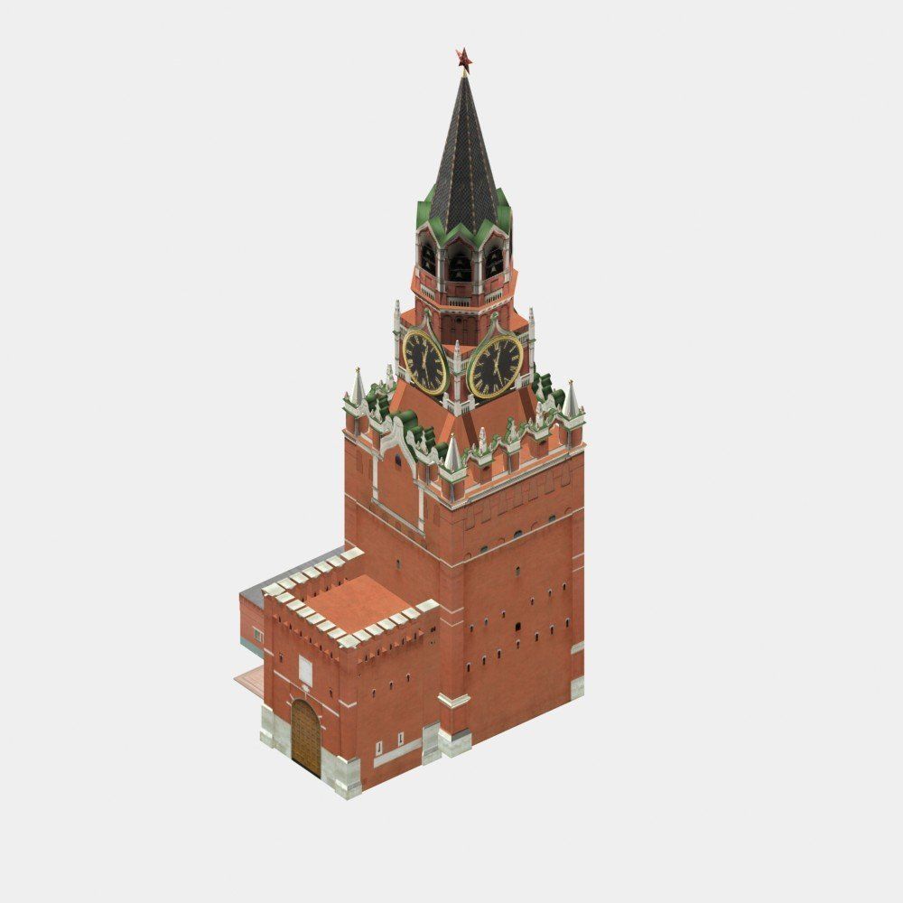 3D model Moscow Kremlin VR / AR / low-poly | CGTrader