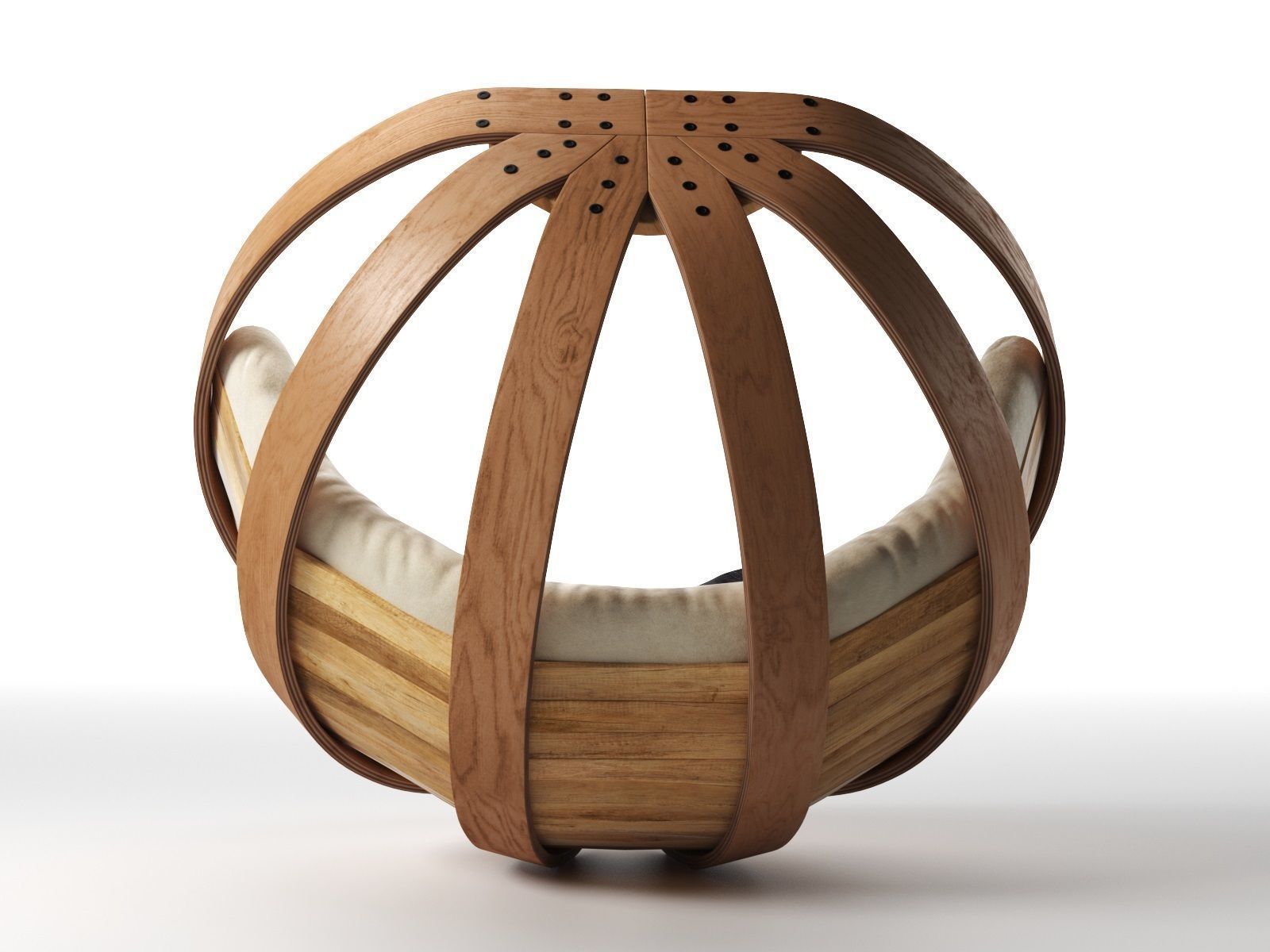 Cradle Rocking Chair 3D model | CGTrader