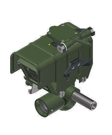 3D model ZPU Antiaircraft 145mm heavy machine gun collimating sight VR ...