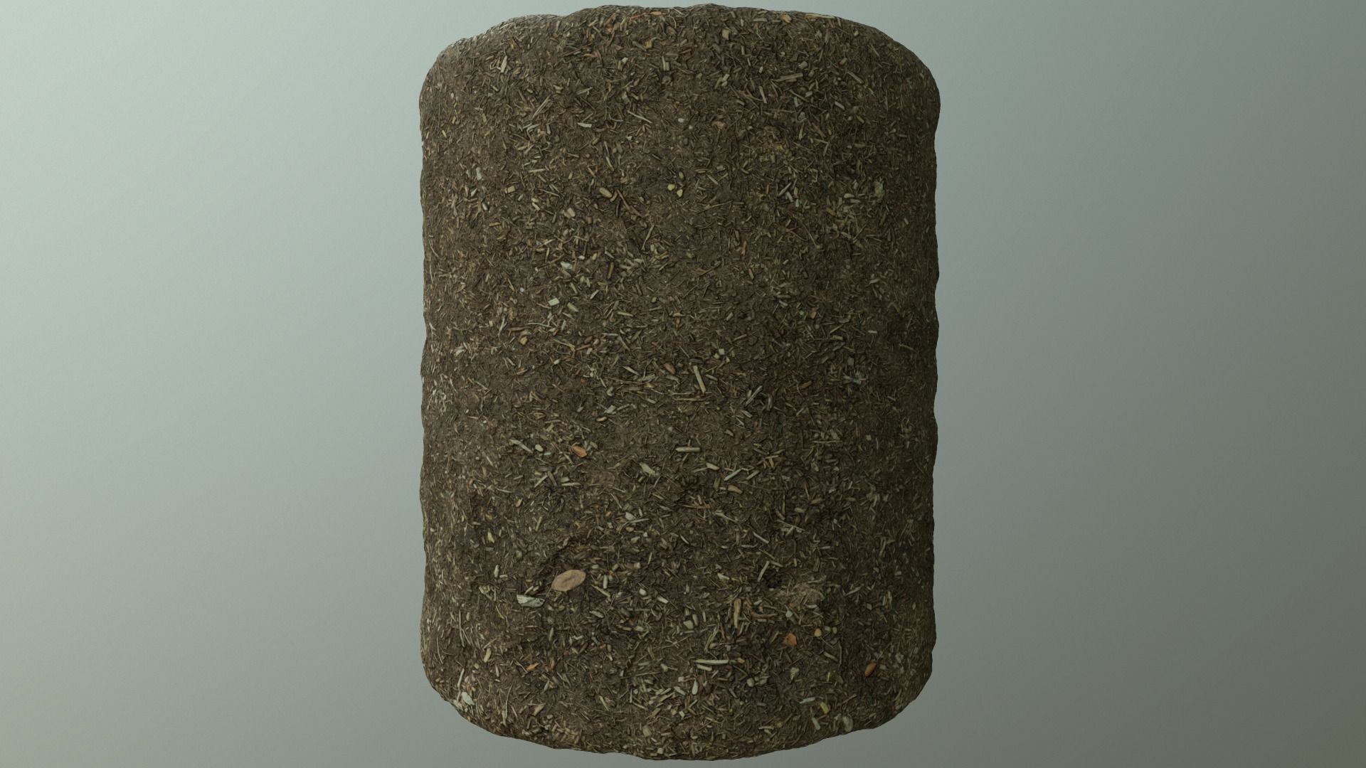 PBR Scanned Brown Mulch Texture | CGTrader