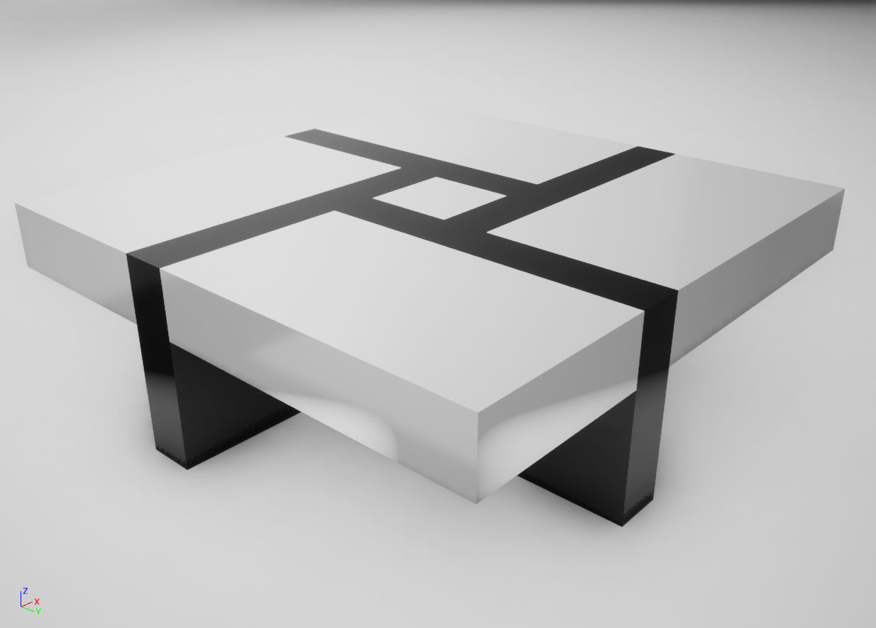 3D model VR / AR ready Modern Table cool | CGTrader