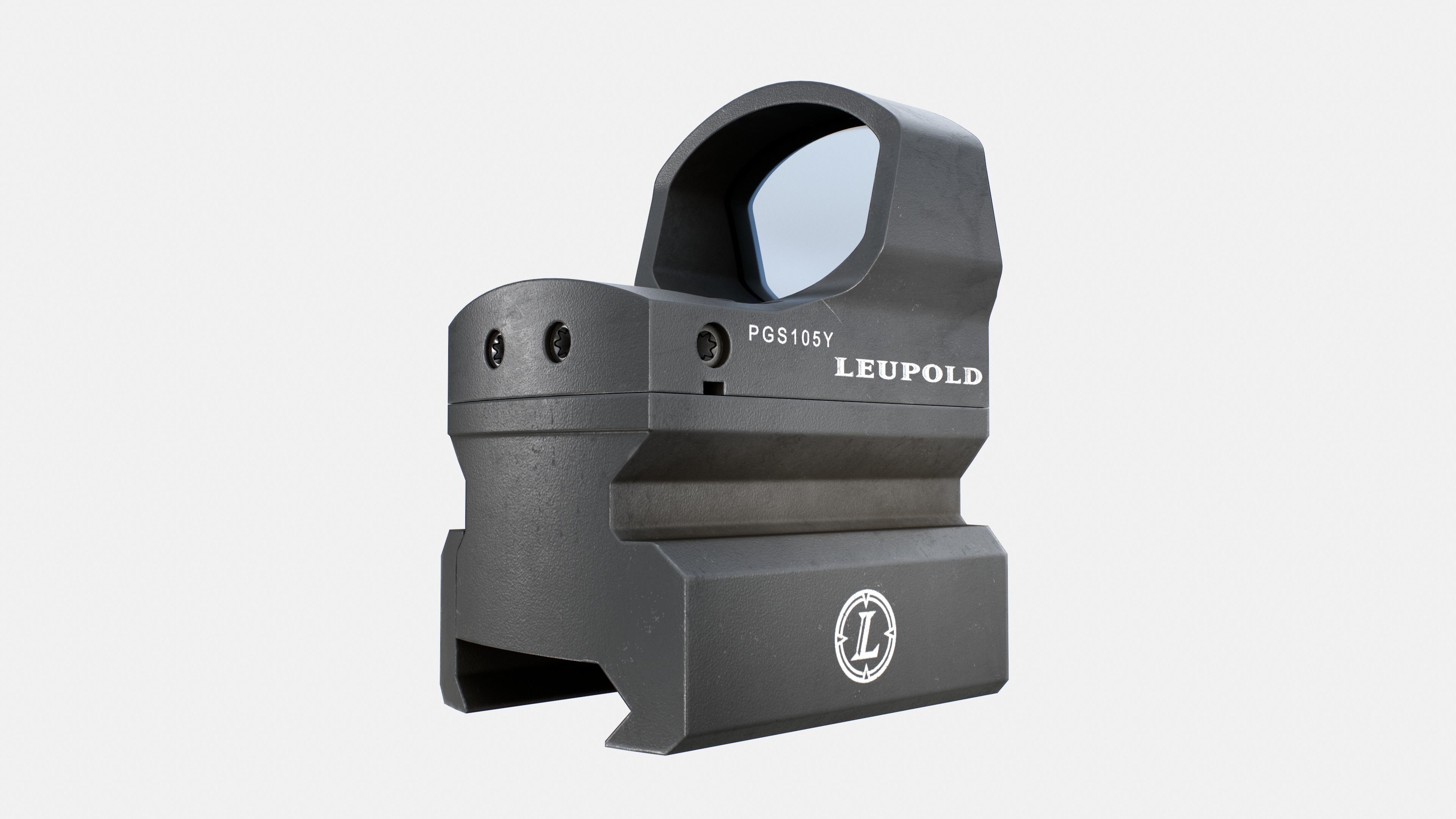 3D model Leupold DeltaPoint Micro Red Dot Sight VR / AR / low-poly ...