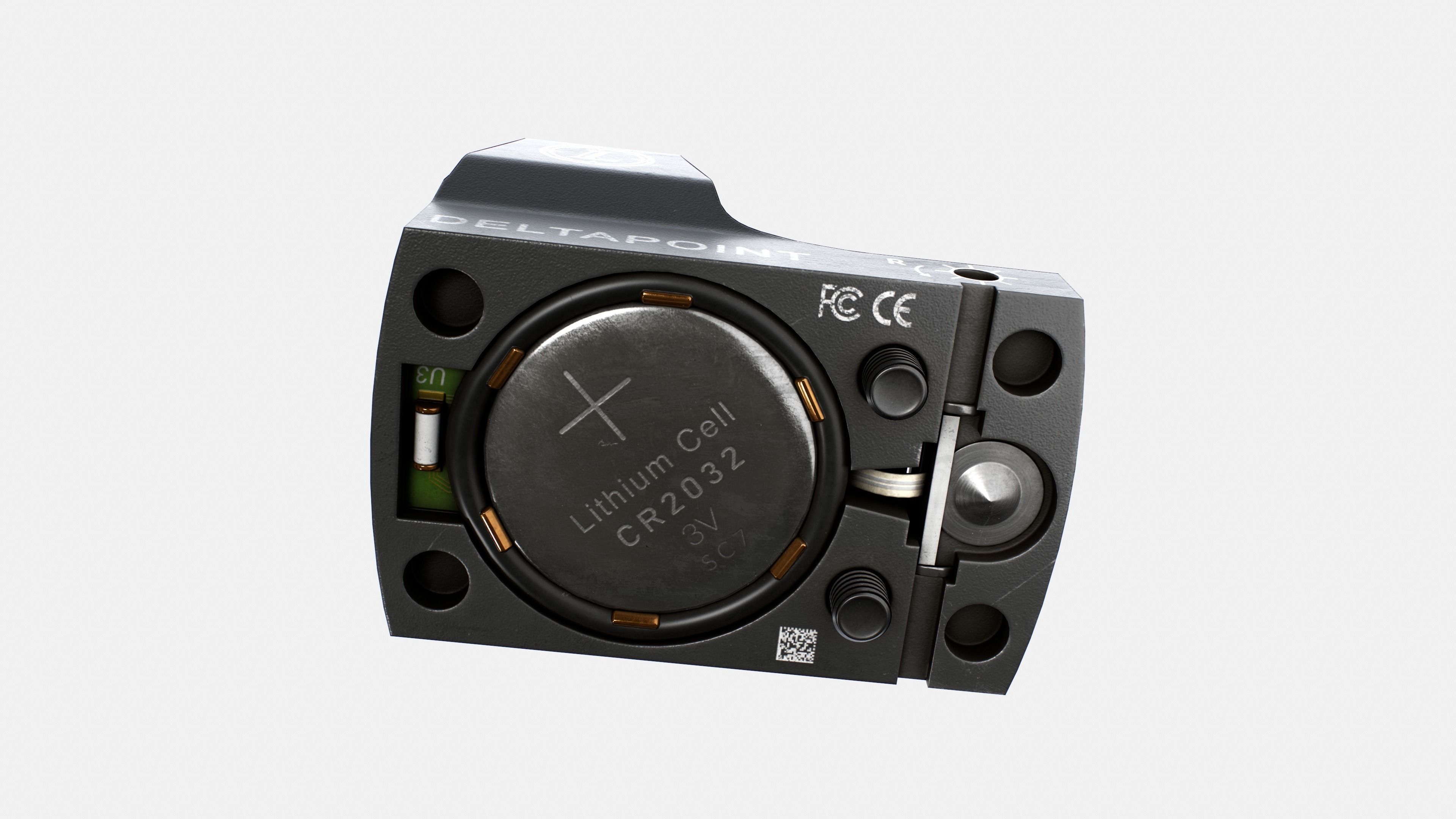 3D model Leupold DeltaPoint Micro Red Dot Sight VR / AR / low-poly ...