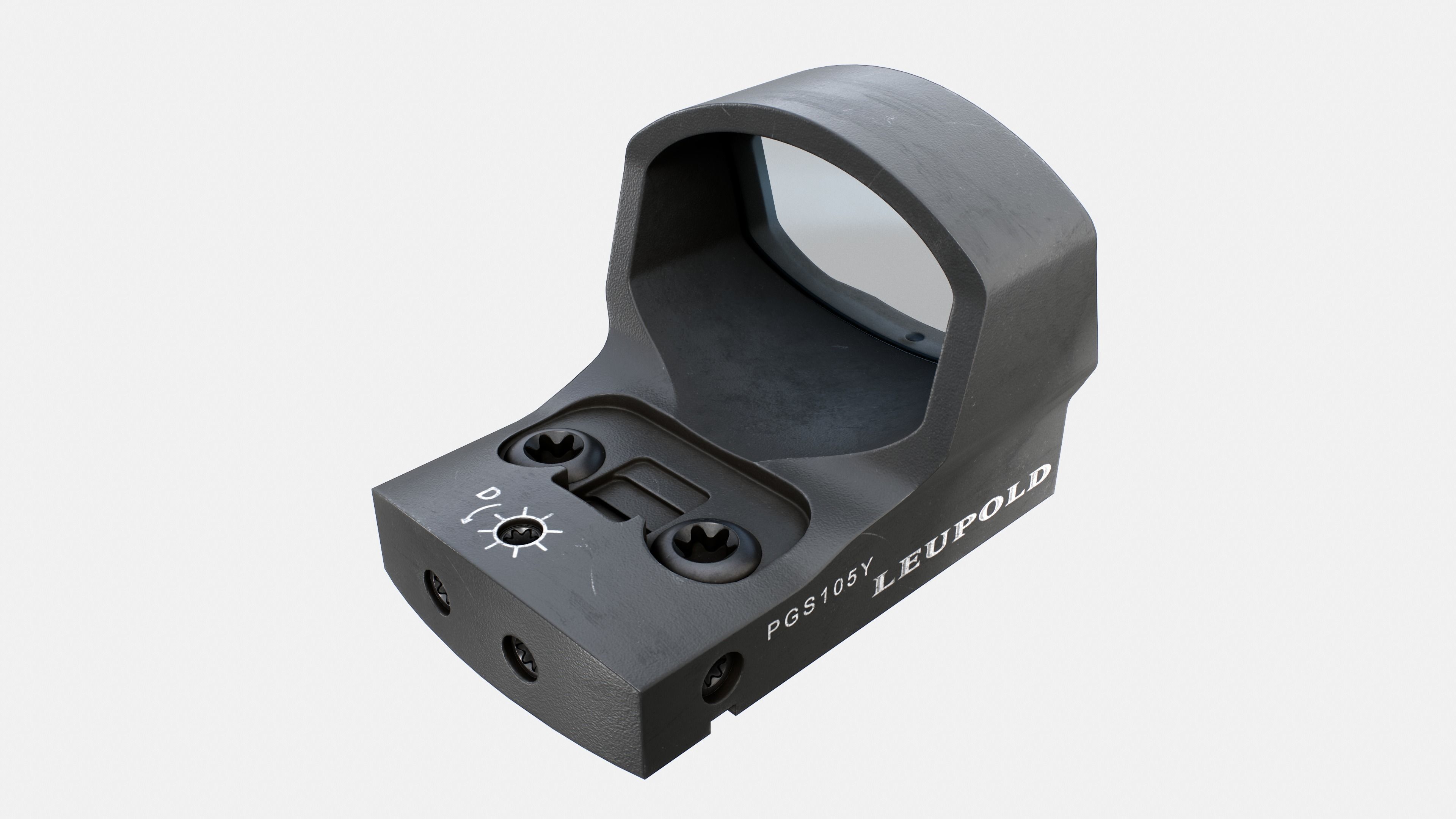 3D model Leupold DeltaPoint Micro Red Dot Sight VR / AR / low-poly ...